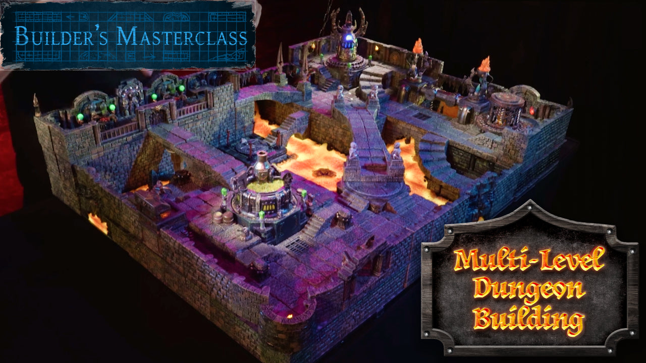 Builder's Masterclass: Multi-Level Dungeon Building – Dwarven Forge