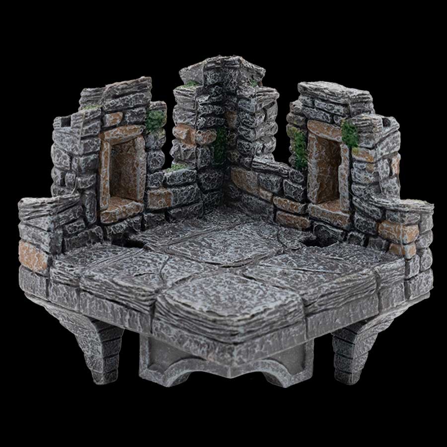 Corner Battlement (Painted) – Dwarven Forge
