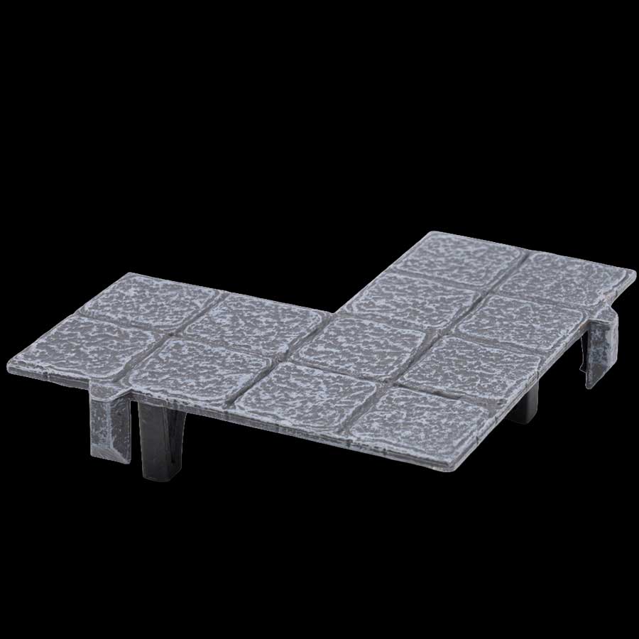 Corner Wall Transition Platform (Unpainted) – Dwarven Forge