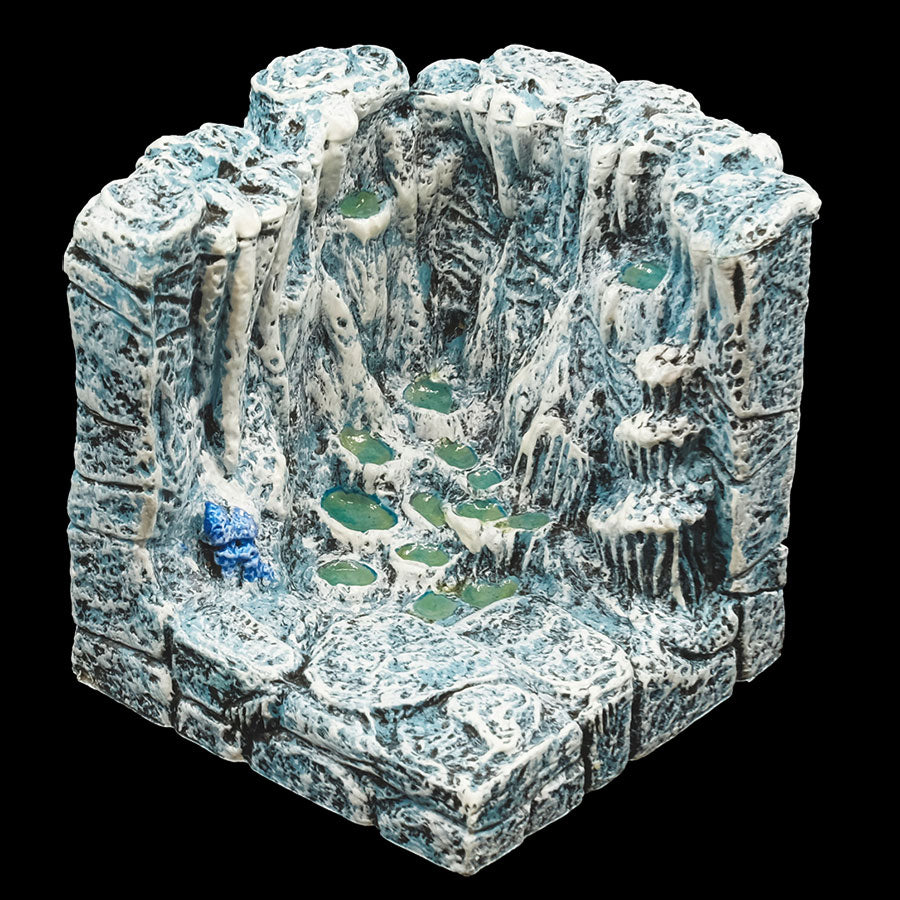 Cascading Pool Corner-ice painted (Painted) – Dwarven Forge