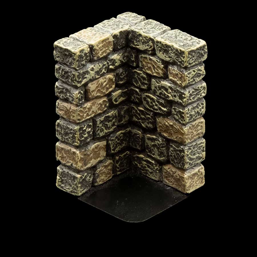 Passage Outside Corner (Unpainted) – Dwarven Forge