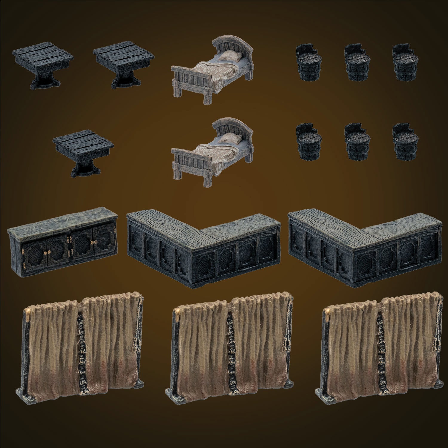 Lowtown Tavern Dressing (Unpainted) – Dwarven Forge