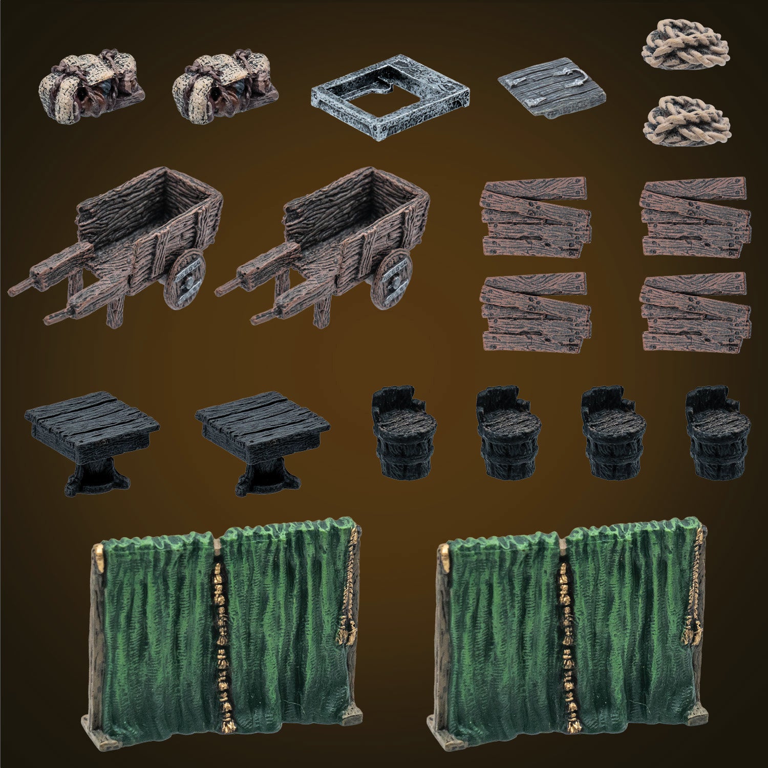 Small Treasure Chest - Lowtown Dressing (Unpainted) – Dwarven Forge