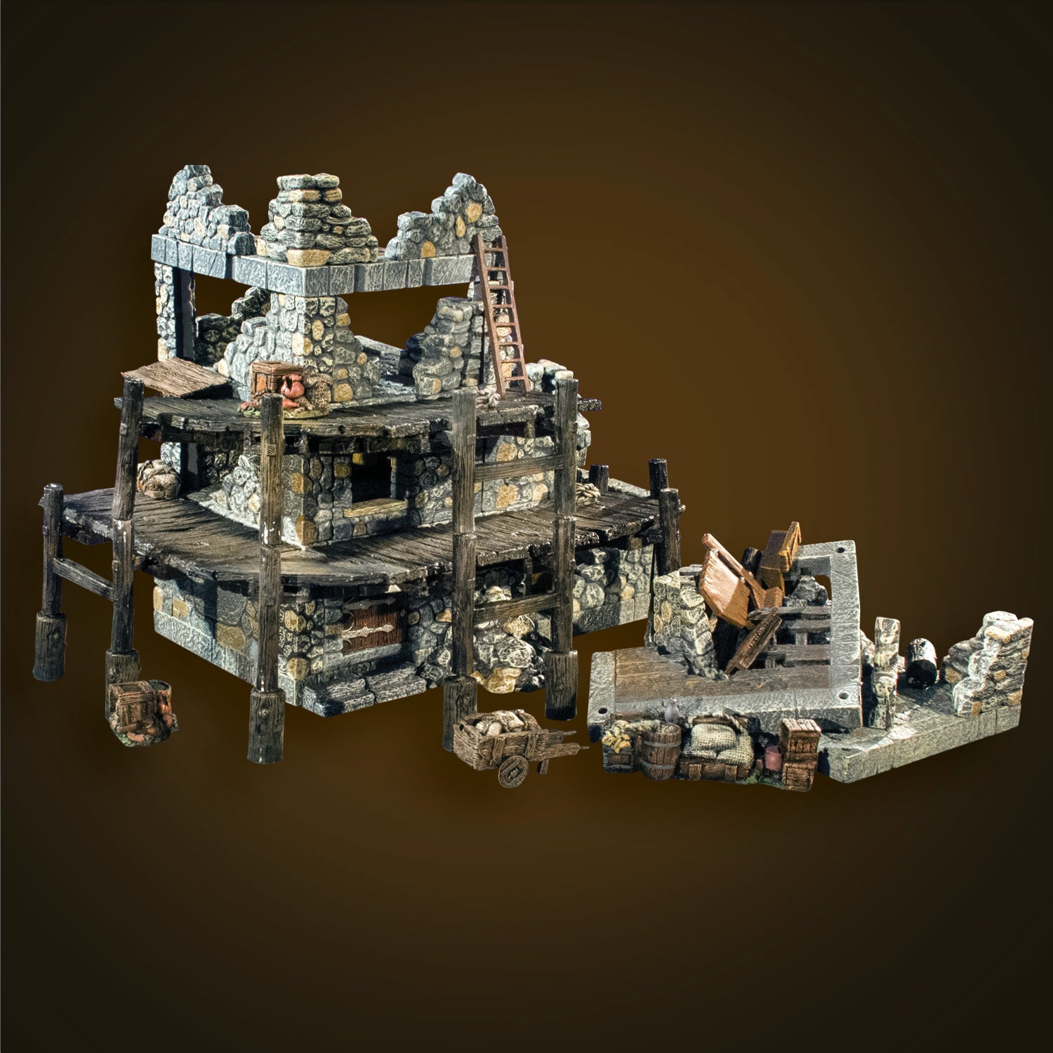 The Reconstruction of Irthos Manor Bundle (Painted) – Dwarven Forge