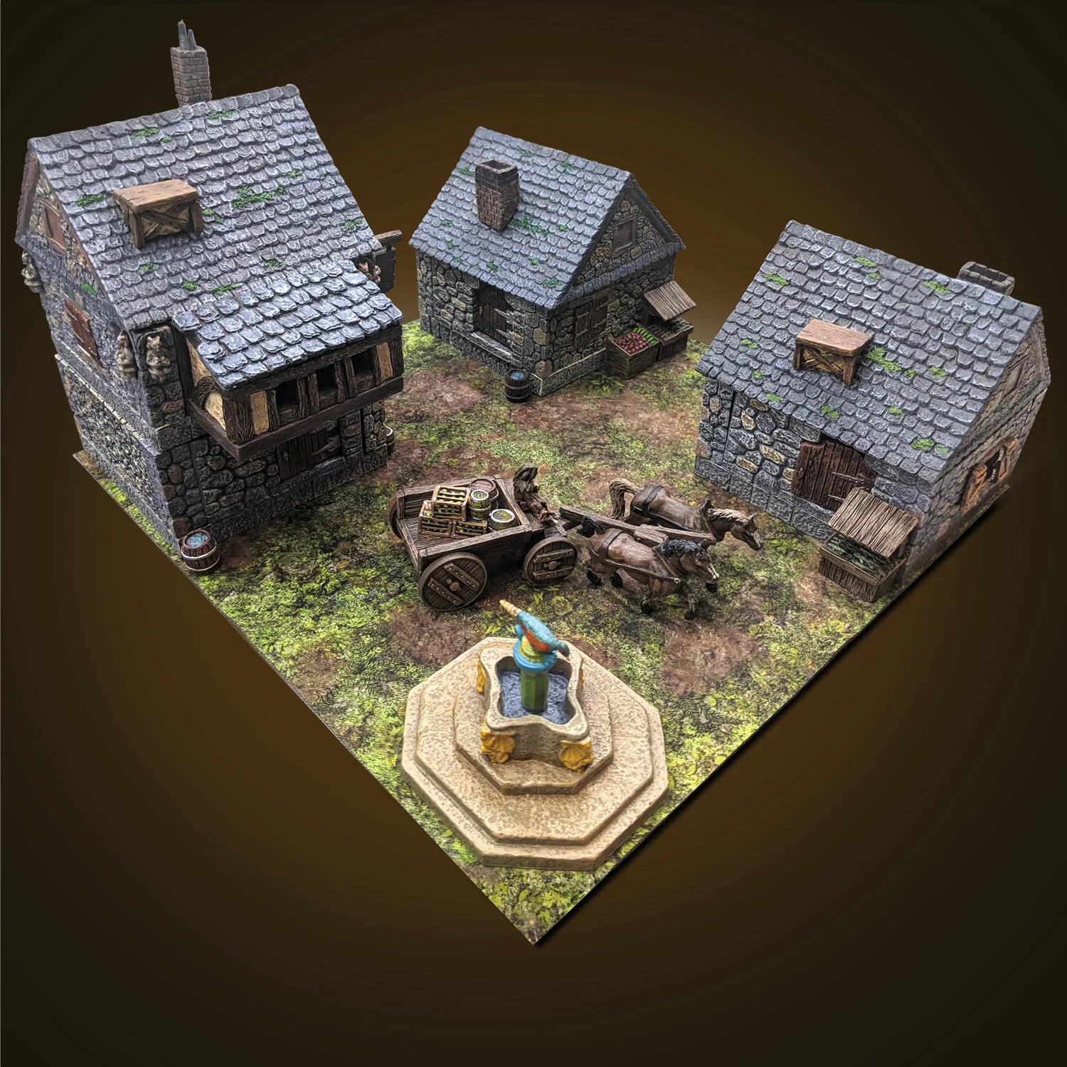 Village Crossroads - City Bundle (Painted) – Dwarven Forge