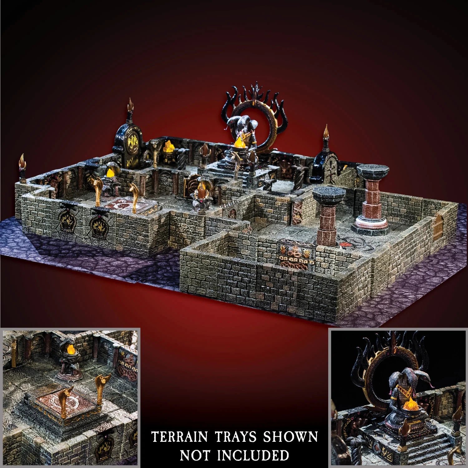 The Snake's Den Bundle (Painted) – Dwarven Forge