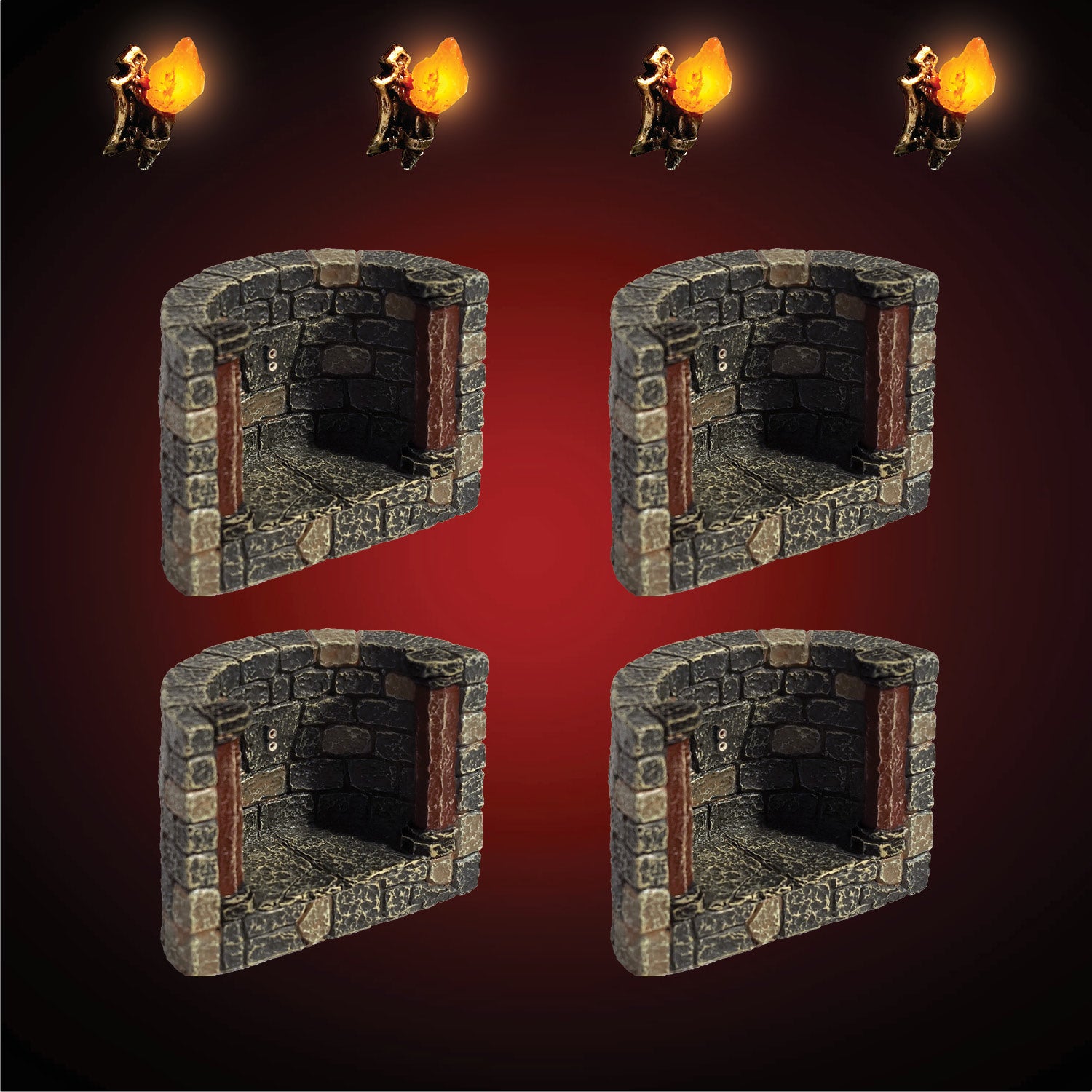 LED Alcoves (Painted) – Dwarven Forge