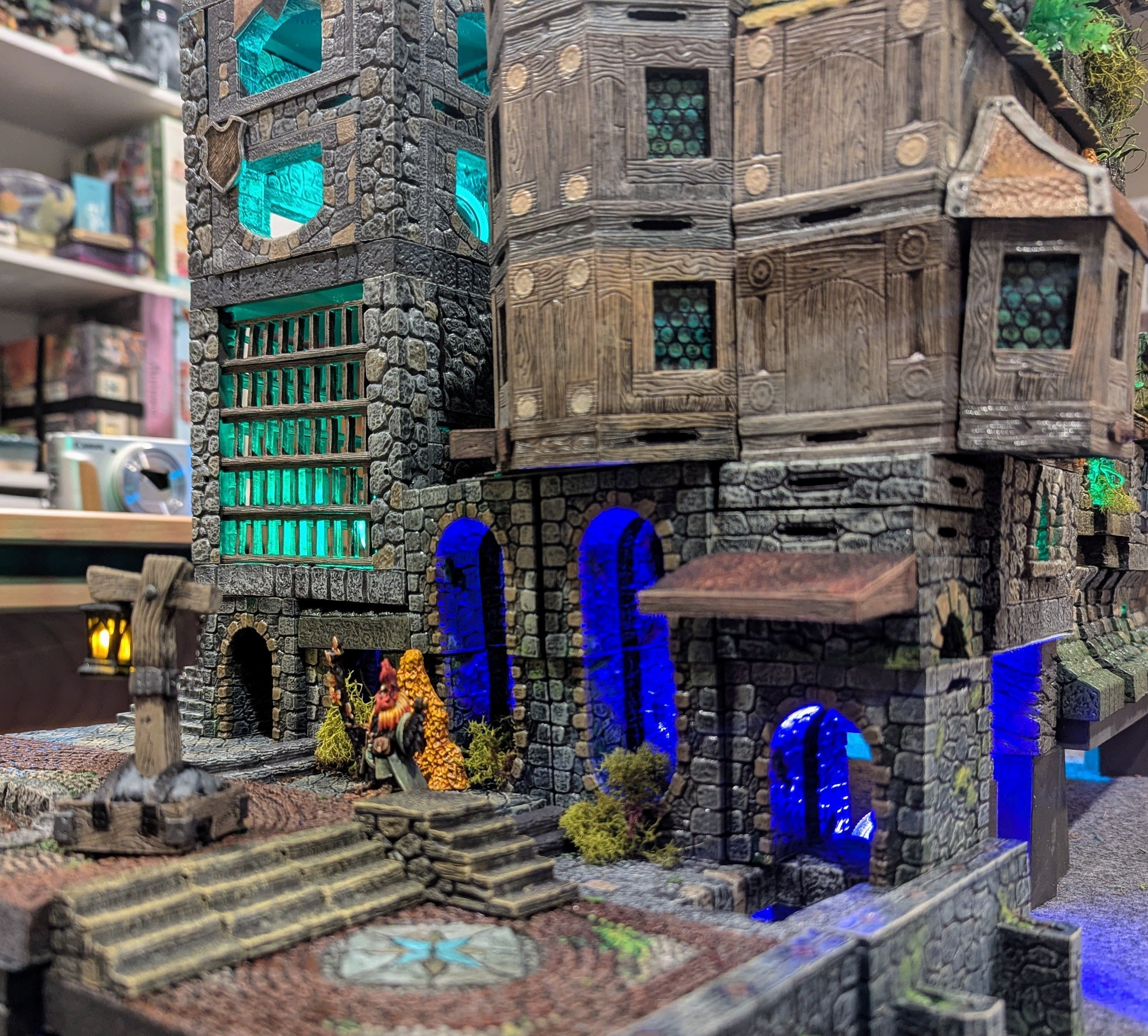 Cleverest Hidden Detail: Rose Hip Tea House by Keenmantle – Dwarven Forge