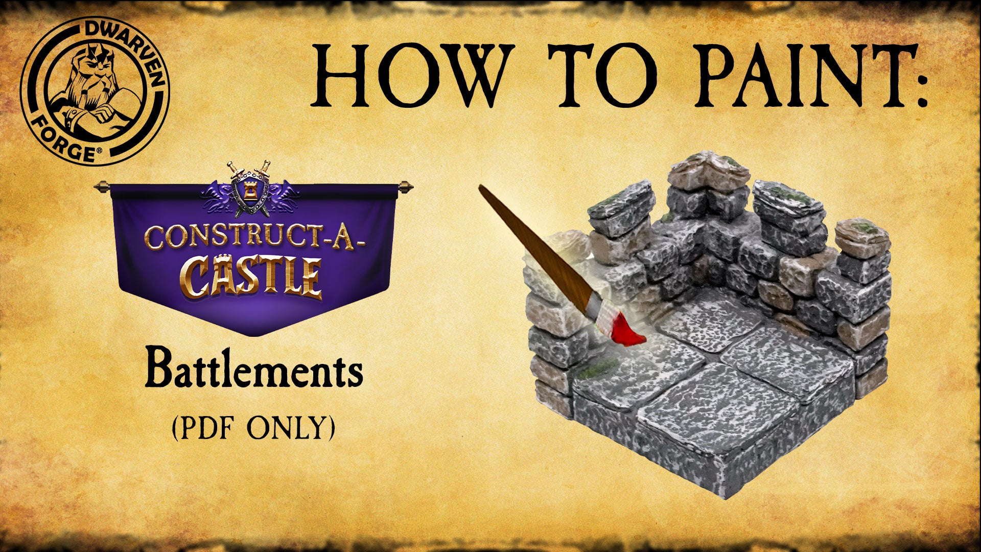 Castle Builder System: Battlements – Dwarven Forge