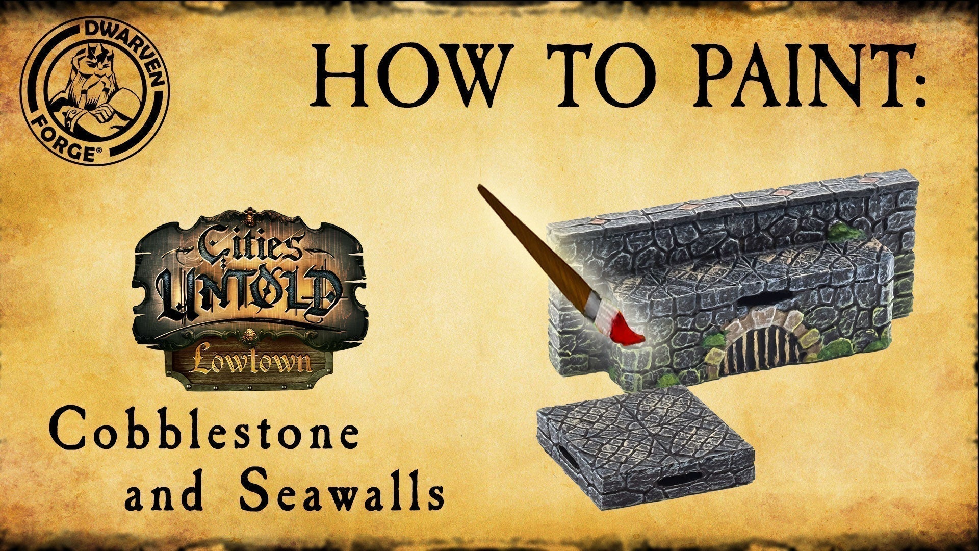 Cities Untold: Lowtown Cobblestone and Seawalls – Dwarven Forge