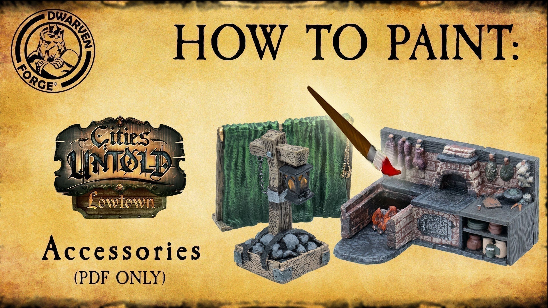 Cities Untold: Lowtown Accessories – Dwarven Forge