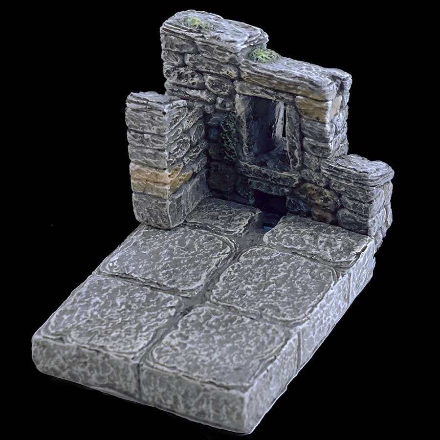 Crenellated Corner (Unpainted) – Dwarven Forge