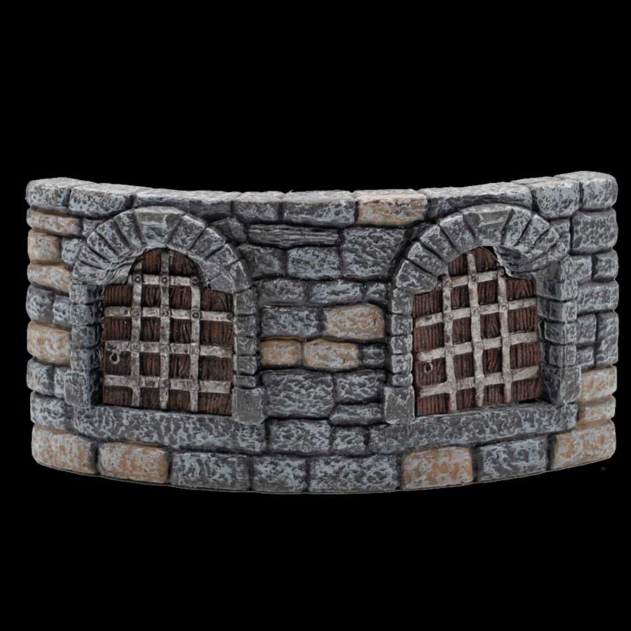 6" Tower Twin Doorway Wall (Painted) – Dwarven Forge