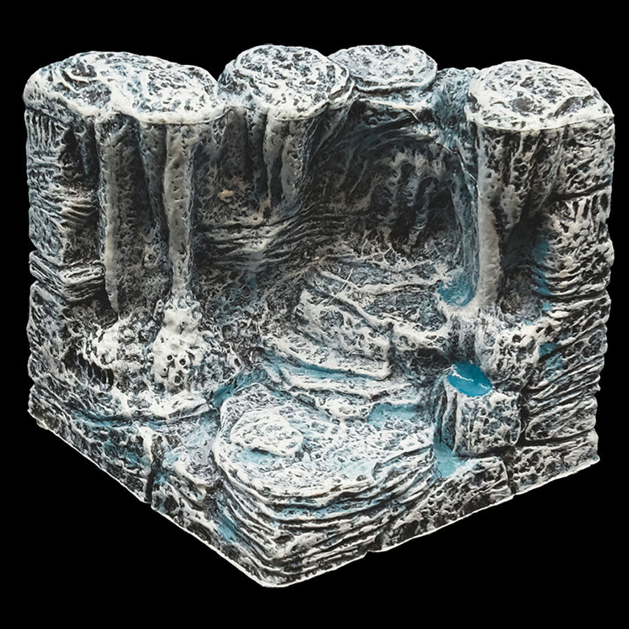 Diagonal Cavern Wall - Ice (Painted) – Dwarven Forge