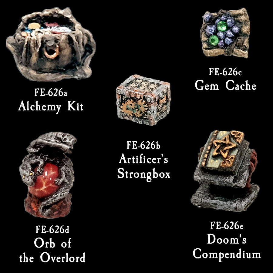 Alchemy Kit and Accessories (Painted) – Dwarven Forge