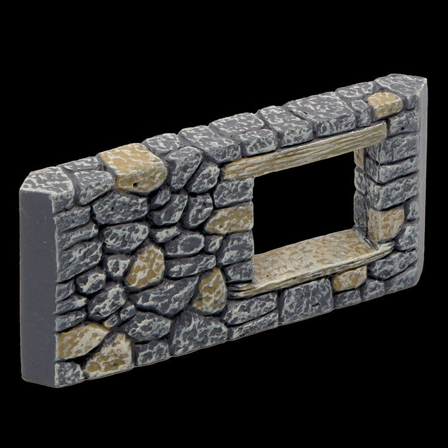 Fieldstone Offset Window Wall (Painted) – Dwarven Forge