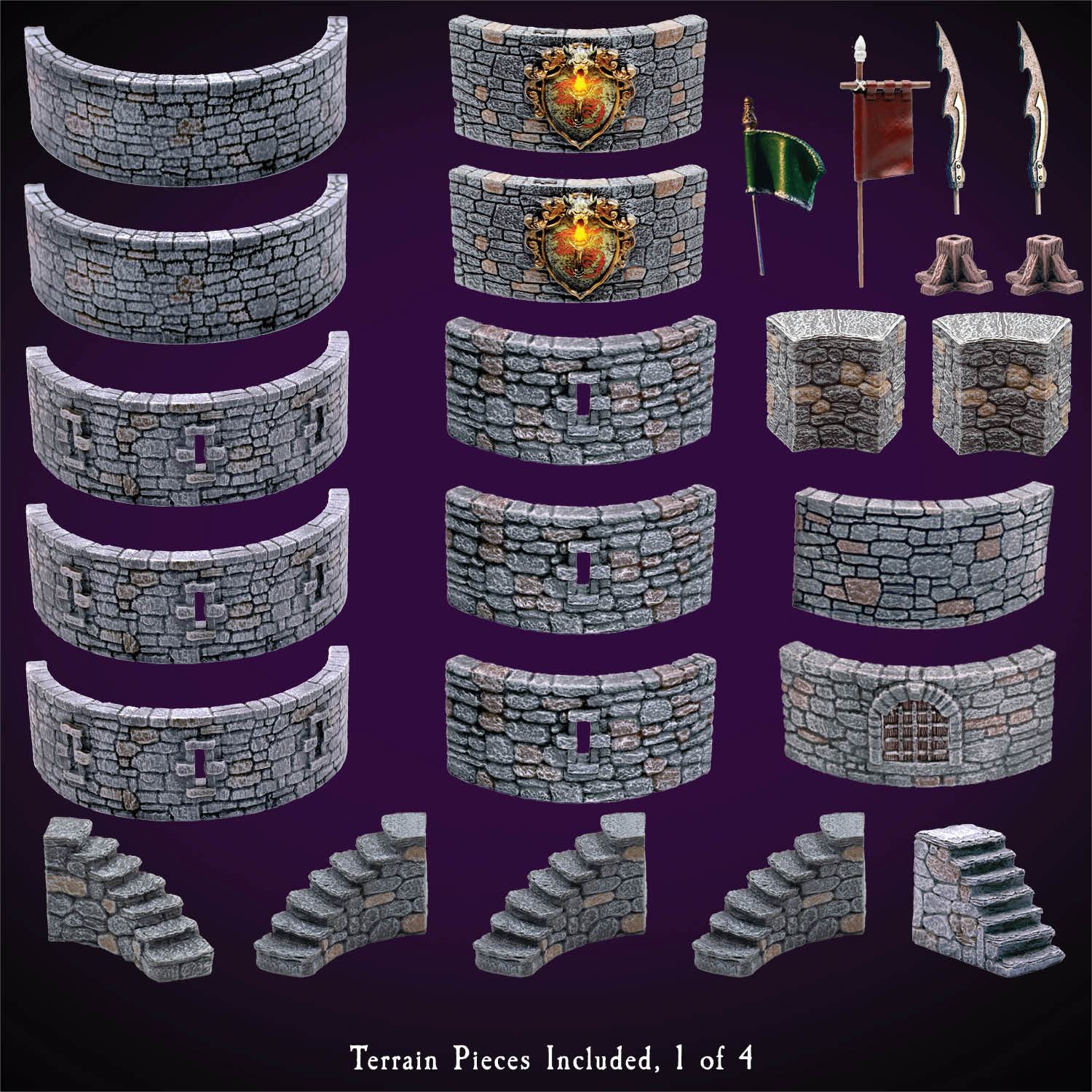 Watchtower Set (Painted) – Dwarven Forge