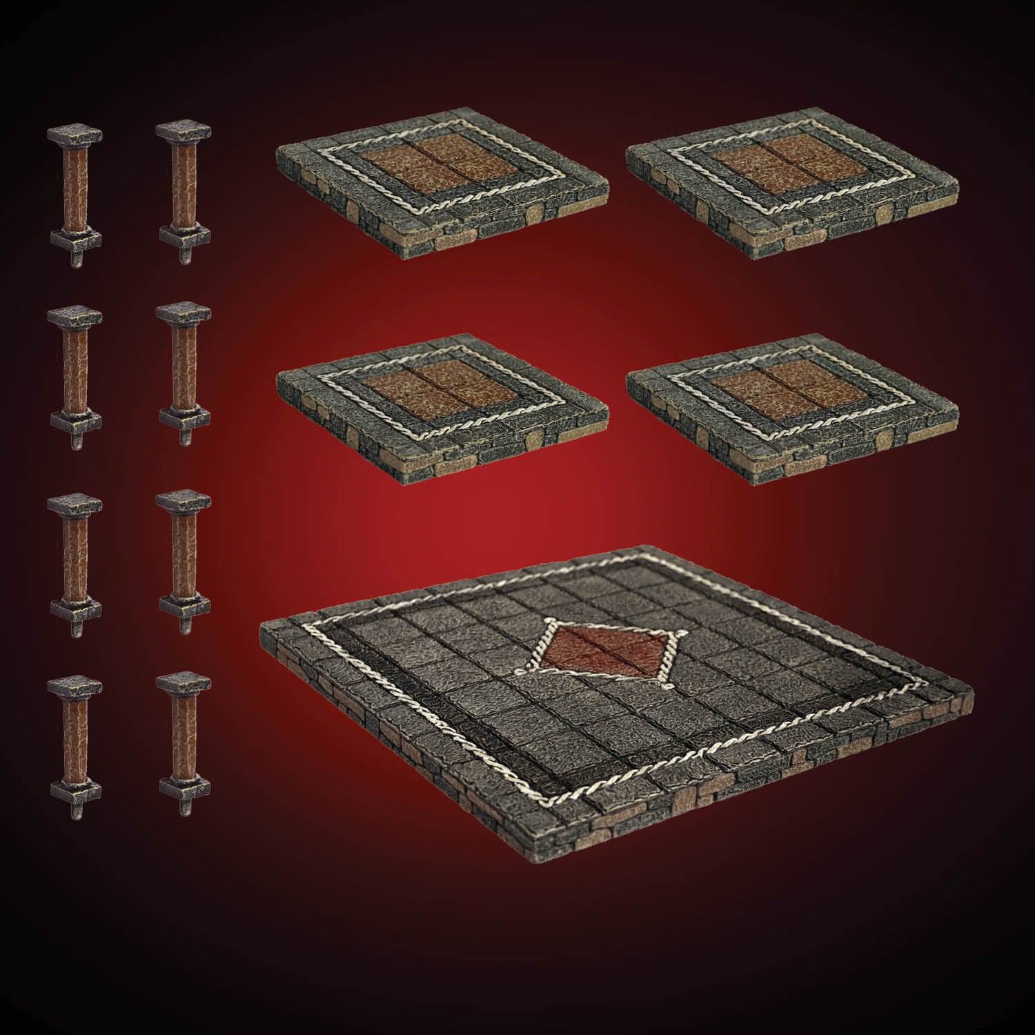 Large Floors (Painted) – Dwarven Forge