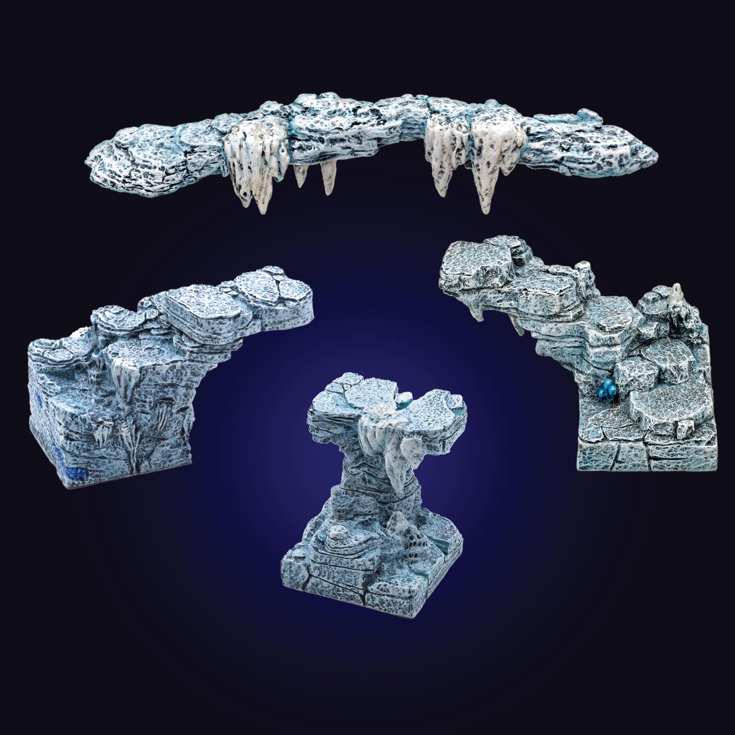 Dwarven Forge Ice Natural Bridge Painted Modular D&D Terrain