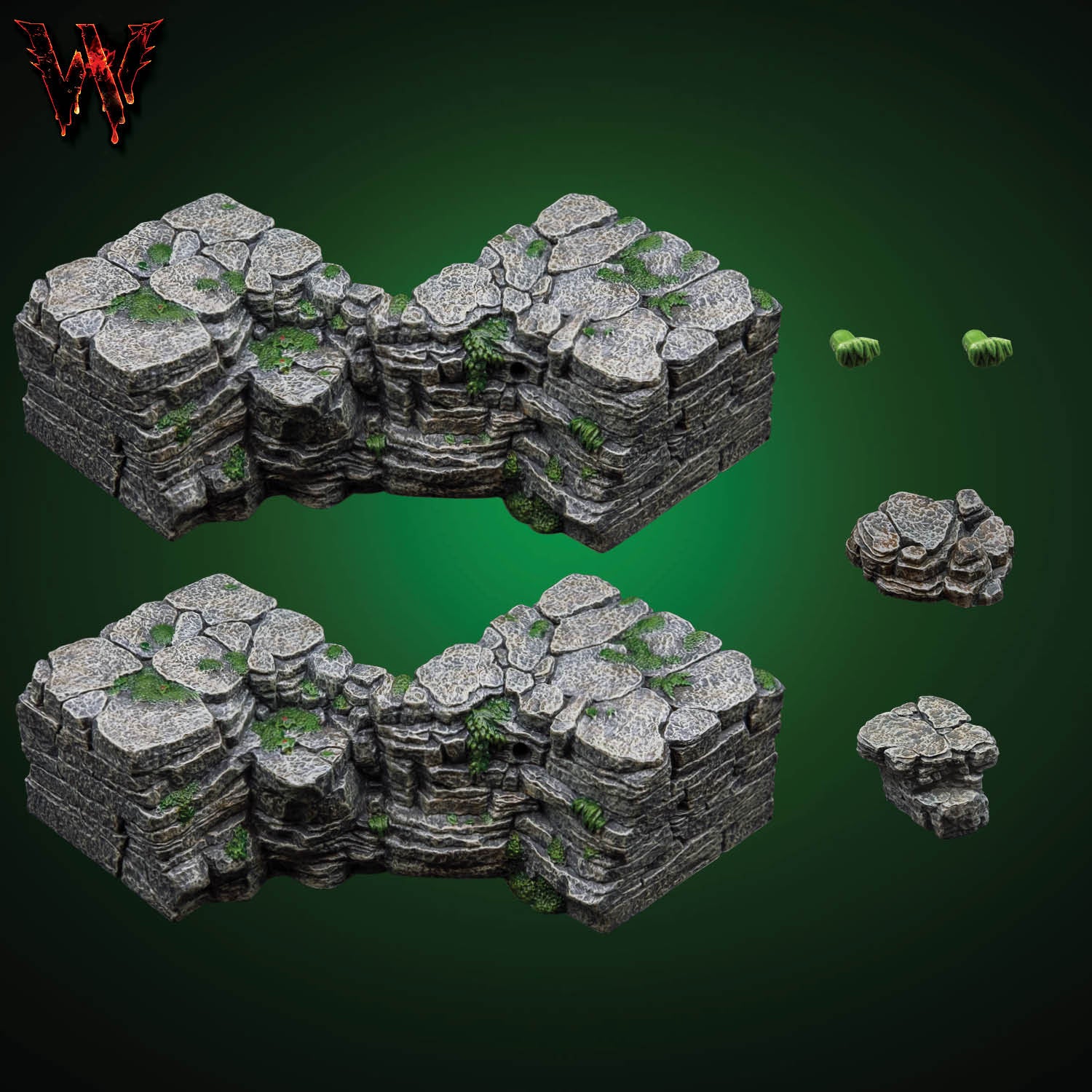 Escarpments - Concaves (Painted) – Dwarven Forge