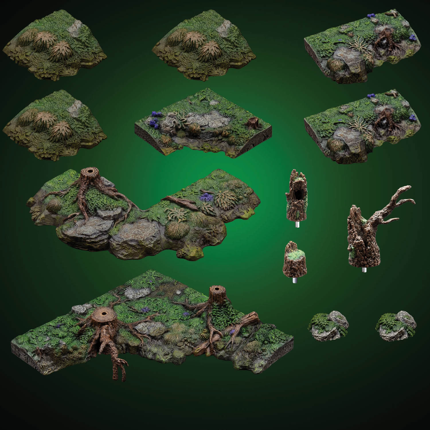 Swamp Banks - Winding River (Unpainted) – Dwarven Forge