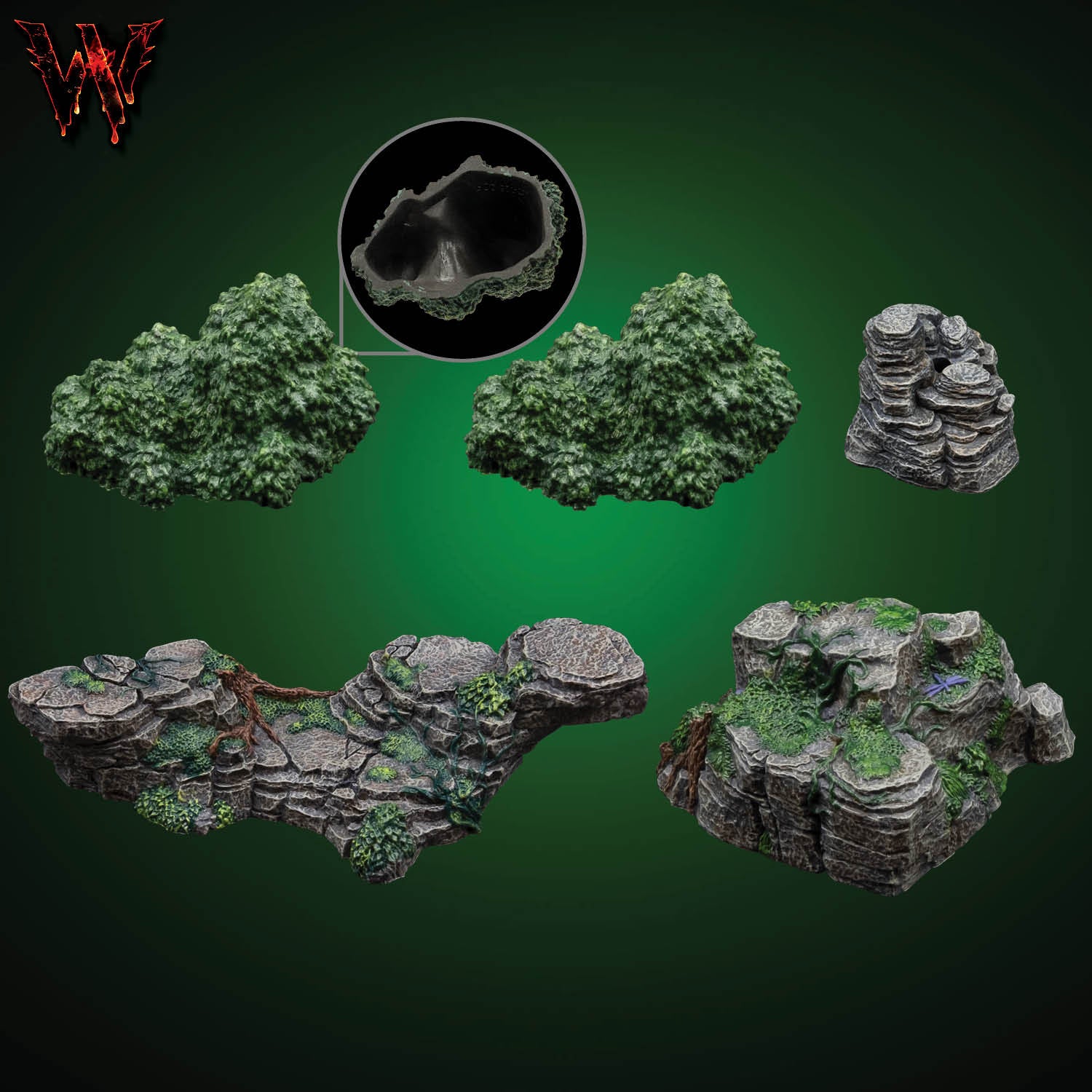 Forest Skirmish Dressing (Painted) – Dwarven Forge