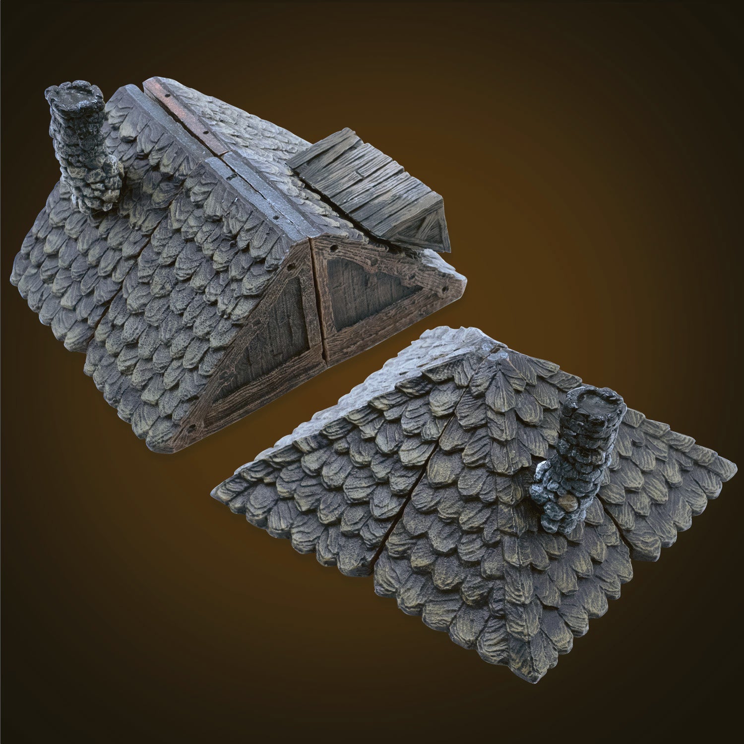Modular Roof Core - Standard Roof - Dark (Unpainted) – Dwarven Forge