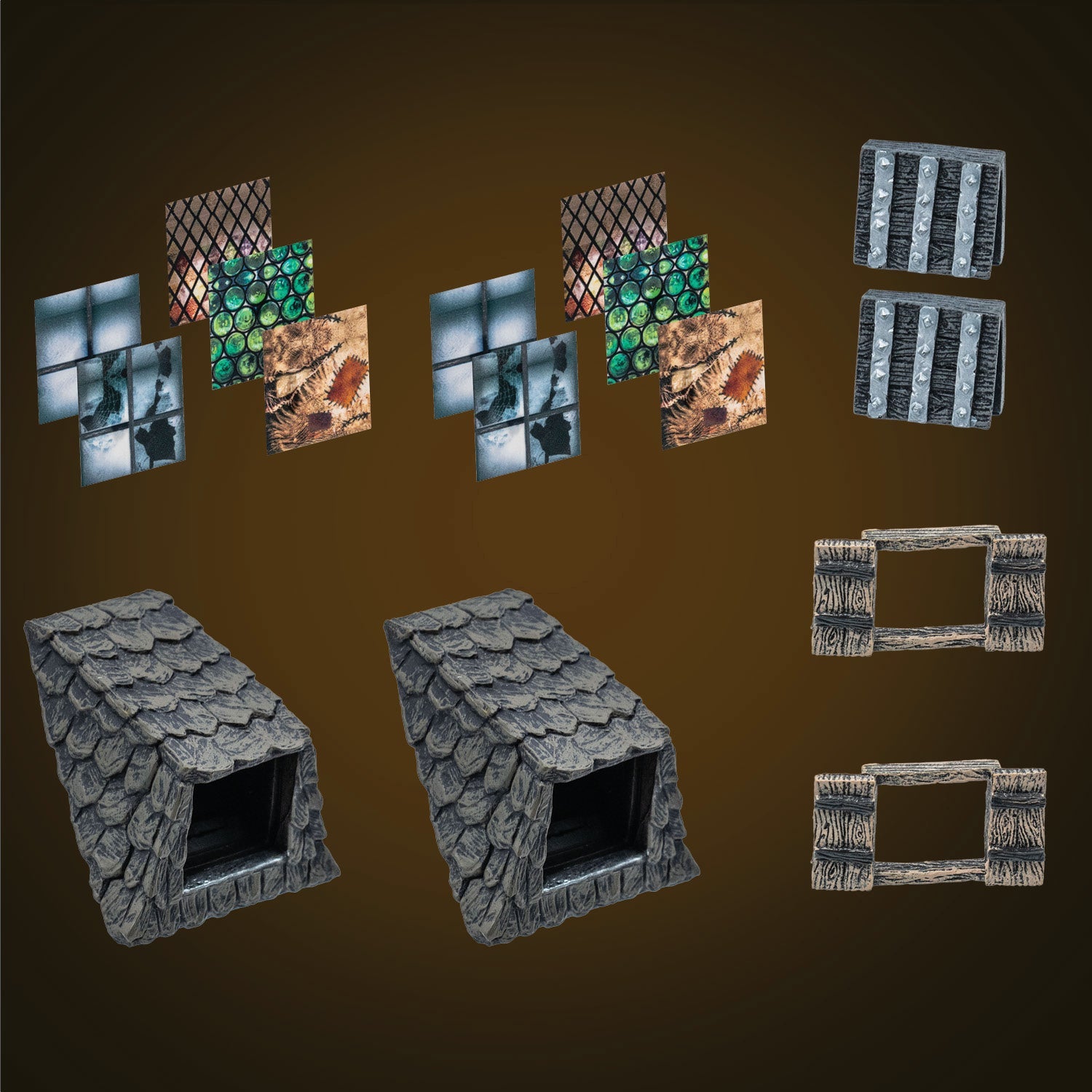 LED Dormer Windows - Dark (Painted) – Dwarven Forge