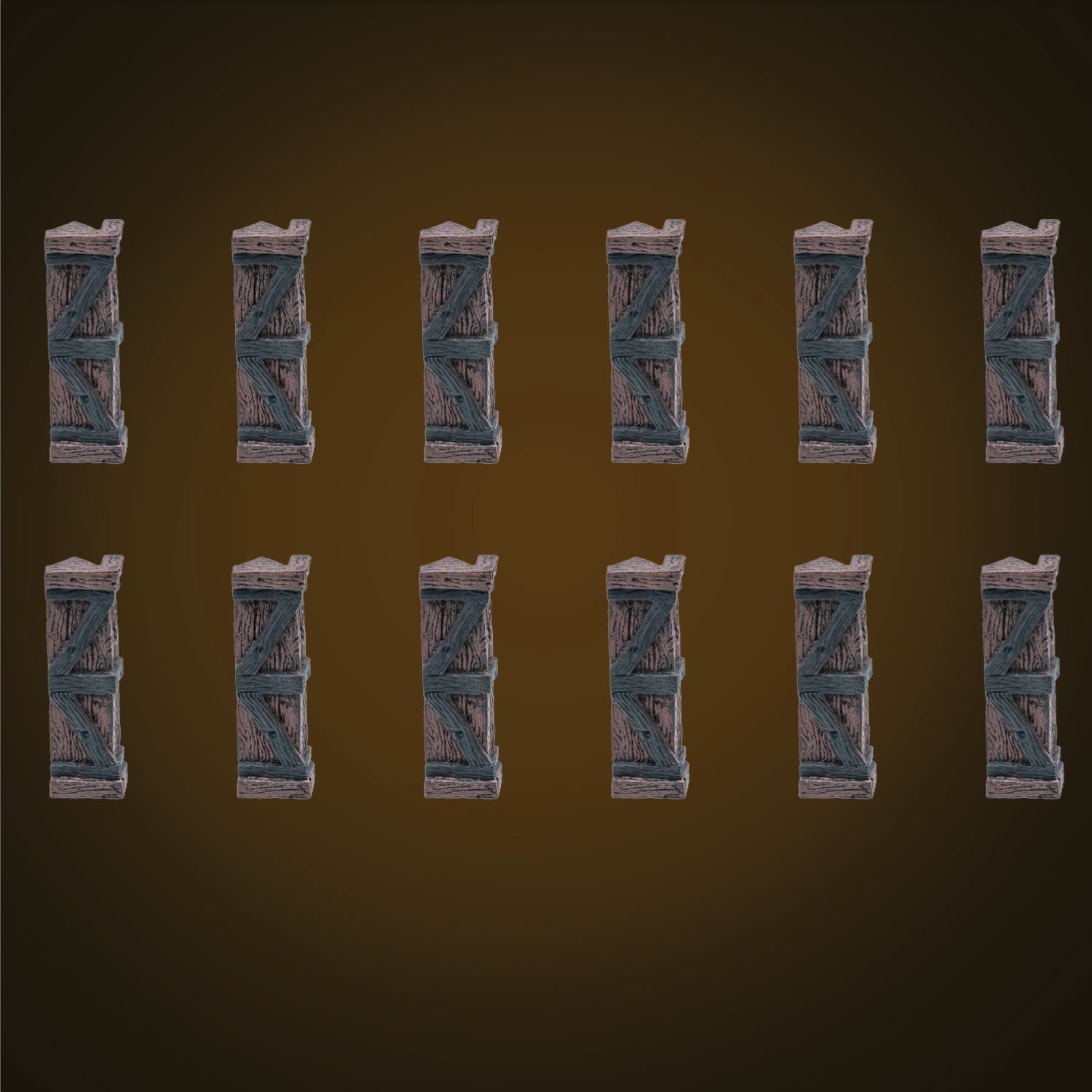 Wooden Corner Post Fillers (Painted) – Dwarven Forge