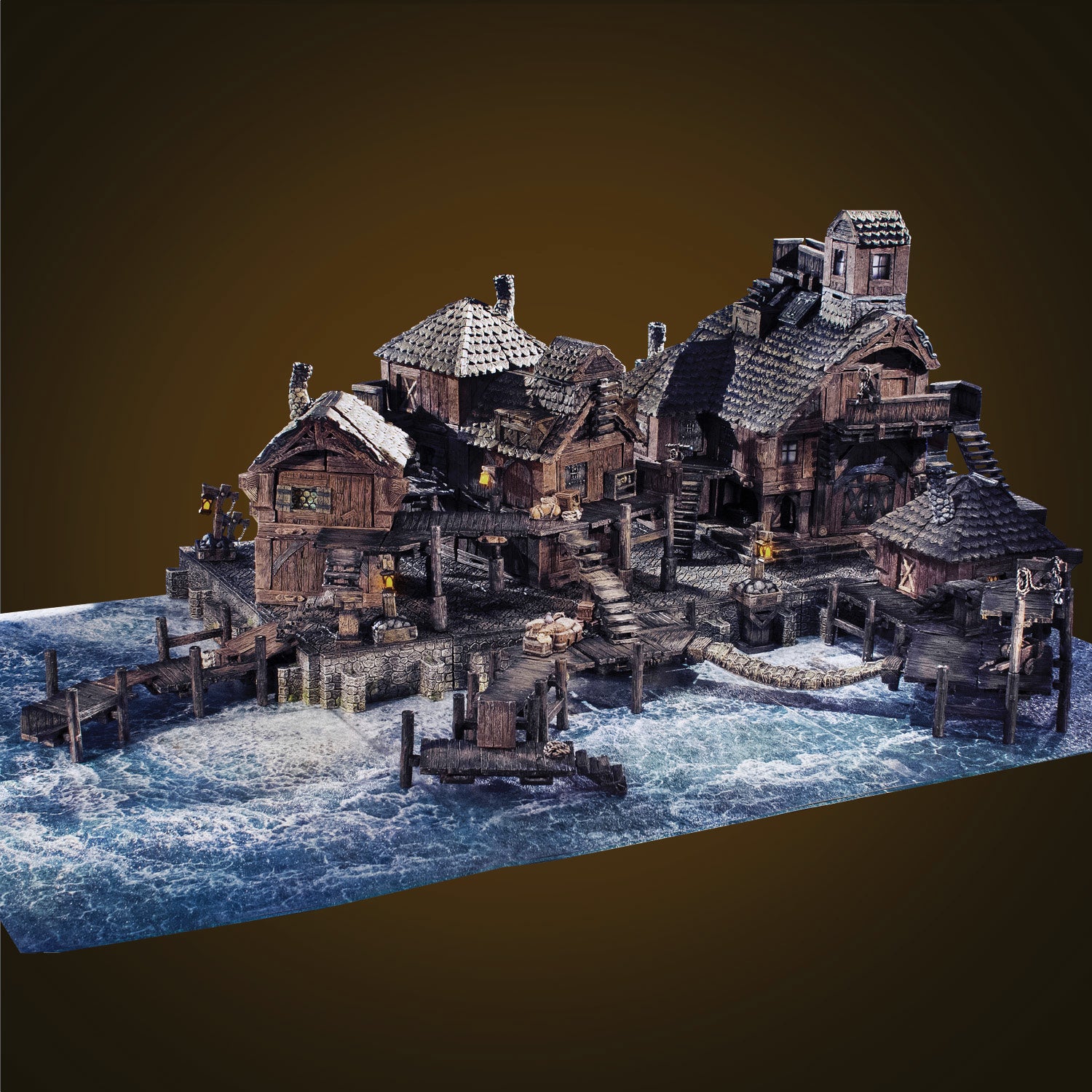 District - Downtown Dockside Bundle (Unpainted) – Dwarven Forge