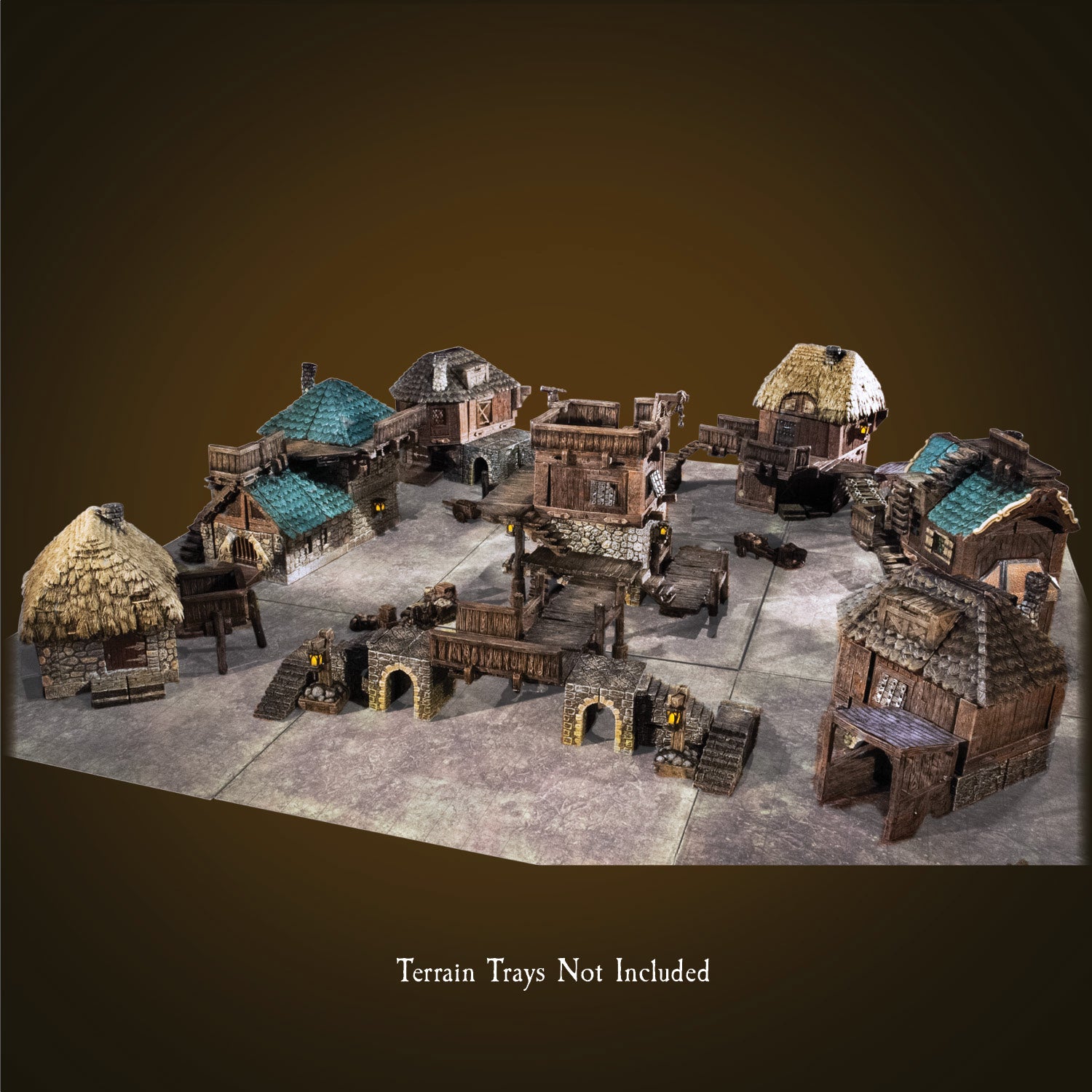 District - Warfield Village (Unpainted) – Dwarven Forge