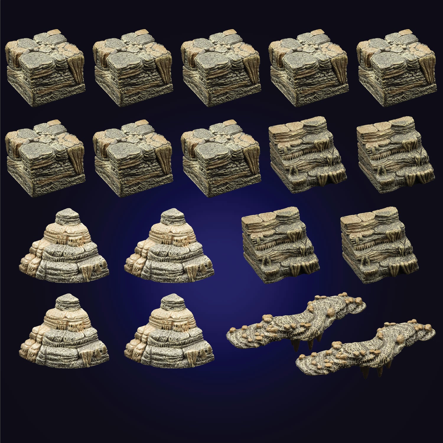 Elevation Pack (Painted) – Dwarven Forge