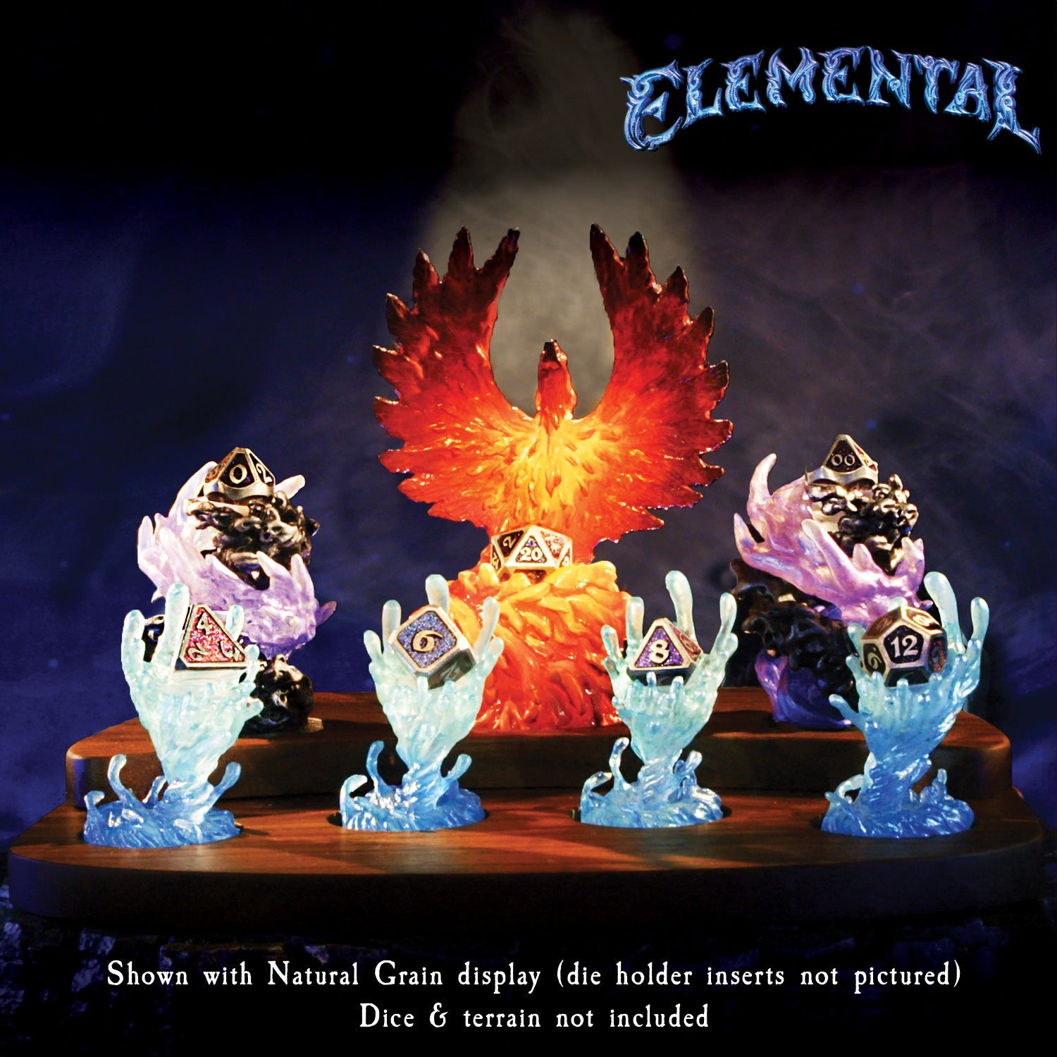 Elemental Seven-die Reliquary Array - Plain Base – Dwarven Forge