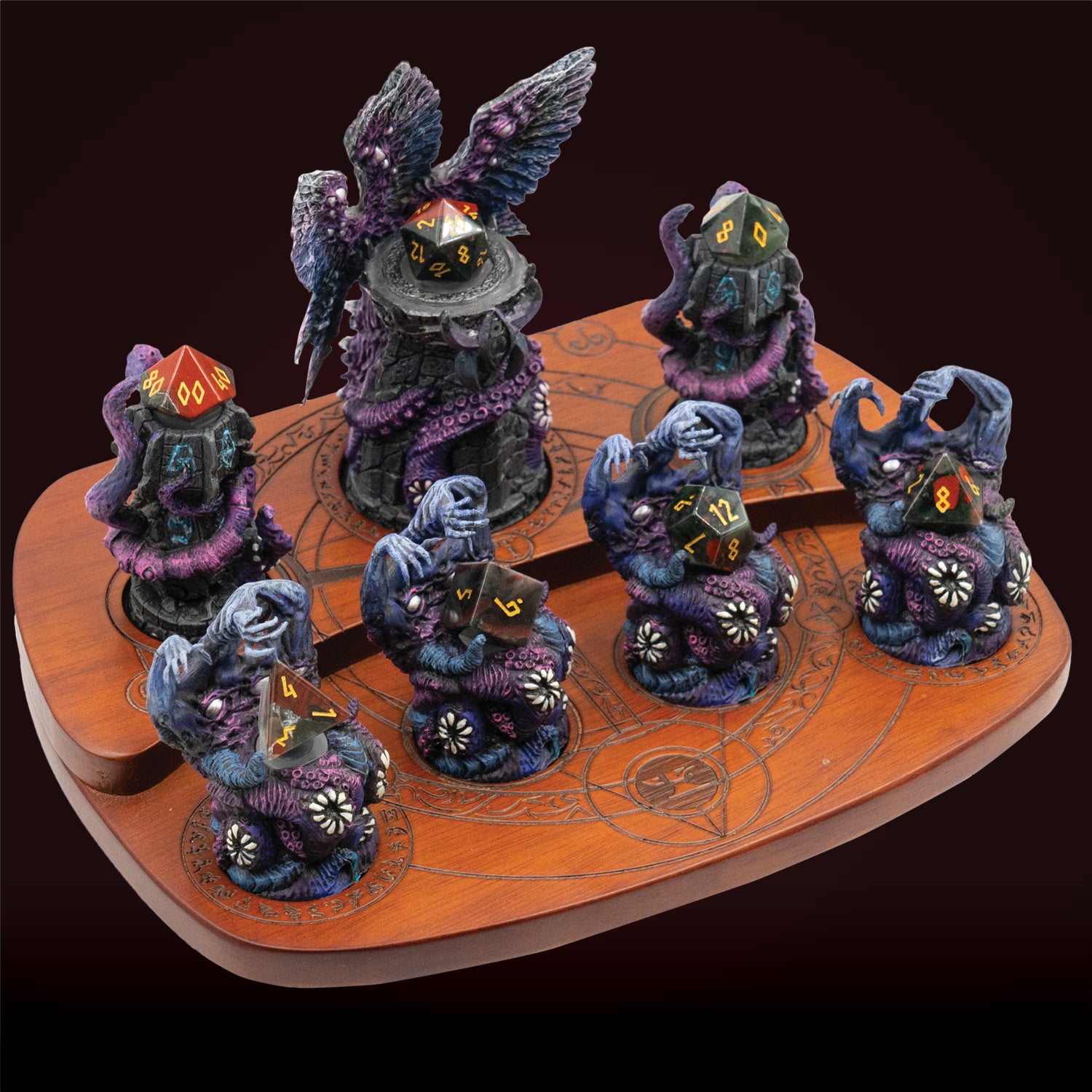 Dice Goblin's Hoard - Eldritch 7 Die Display Bundle – Dwarven Forge