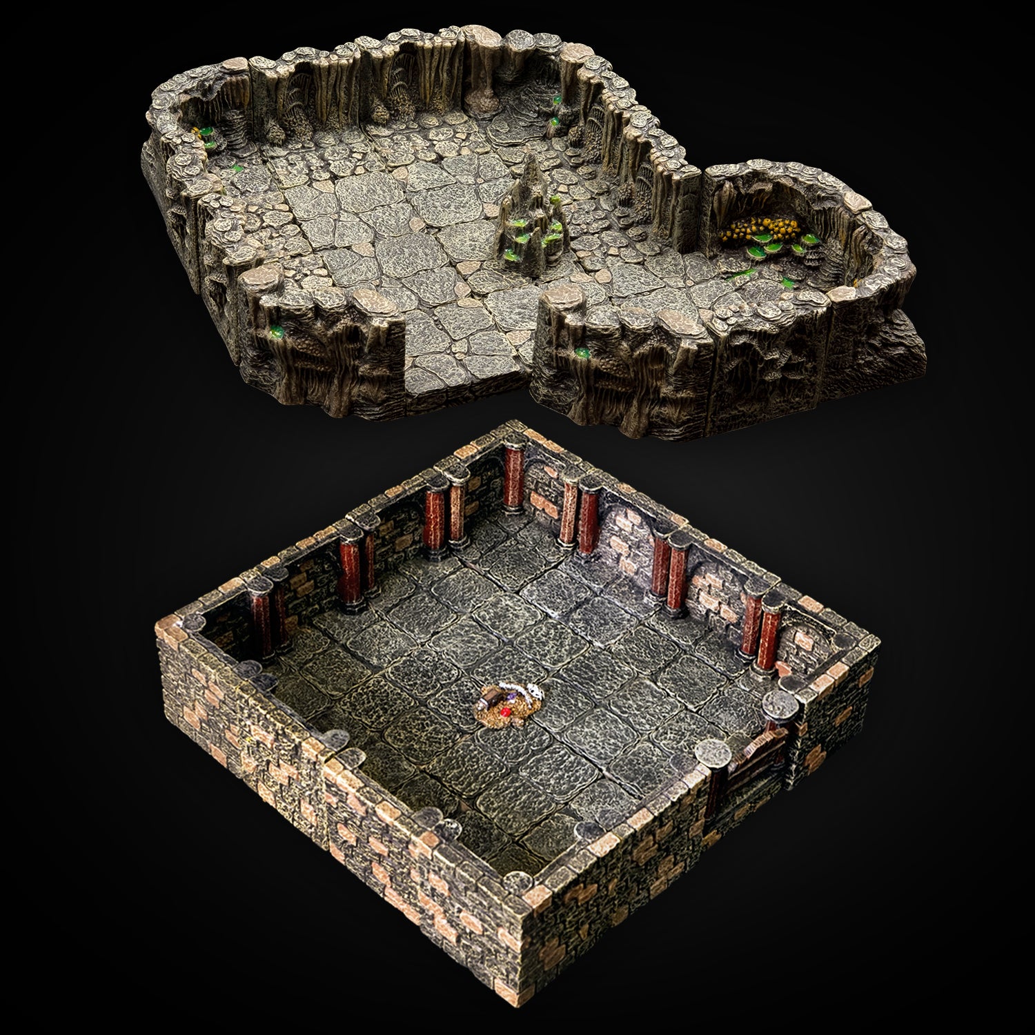 Dungeon + Cavern Starter Bundle (Painted) – Dwarven Forge
