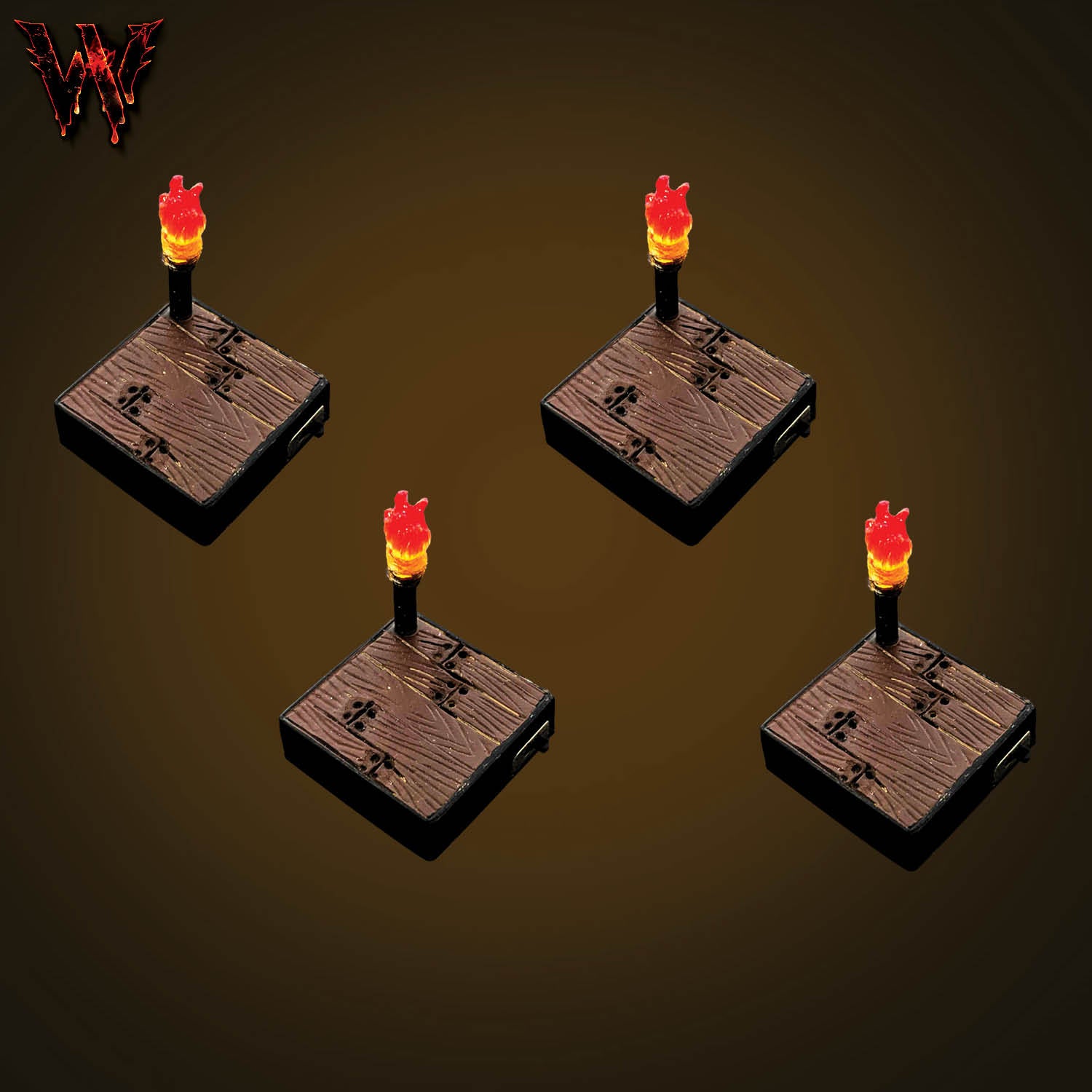 LED Torch Stand Pack (Painted) – Dwarven Forge