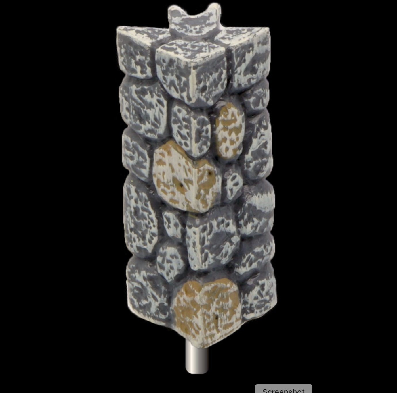 Fieldstone Corner Posts - Unpainted – Dwarven Forge