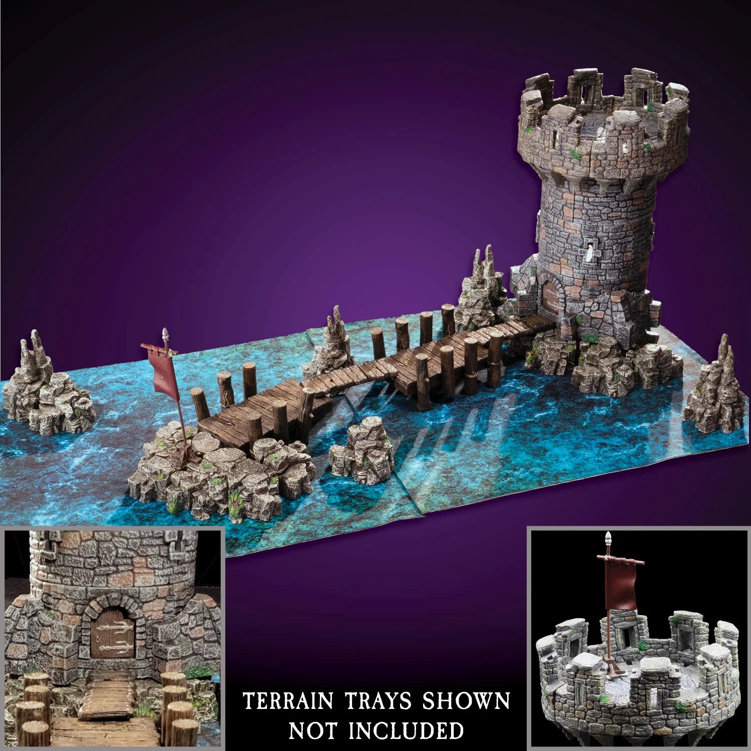 Waterside Watchtower Bundle (Painted) – Dwarven Forge