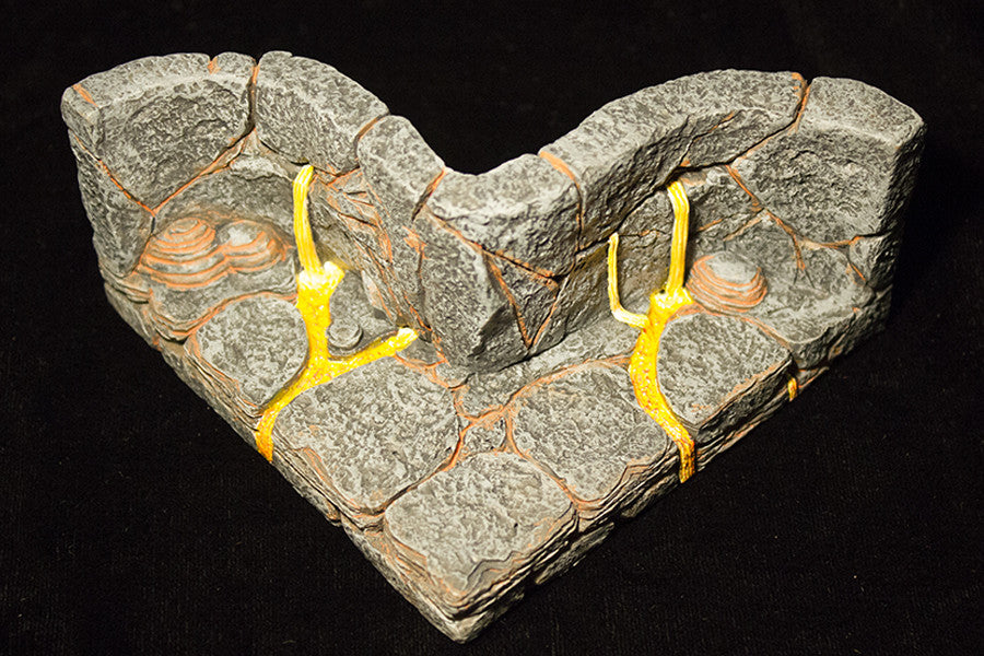 Den of Evil: Hellscape Waved Wall (Classic Resin) – Dwarven Forge