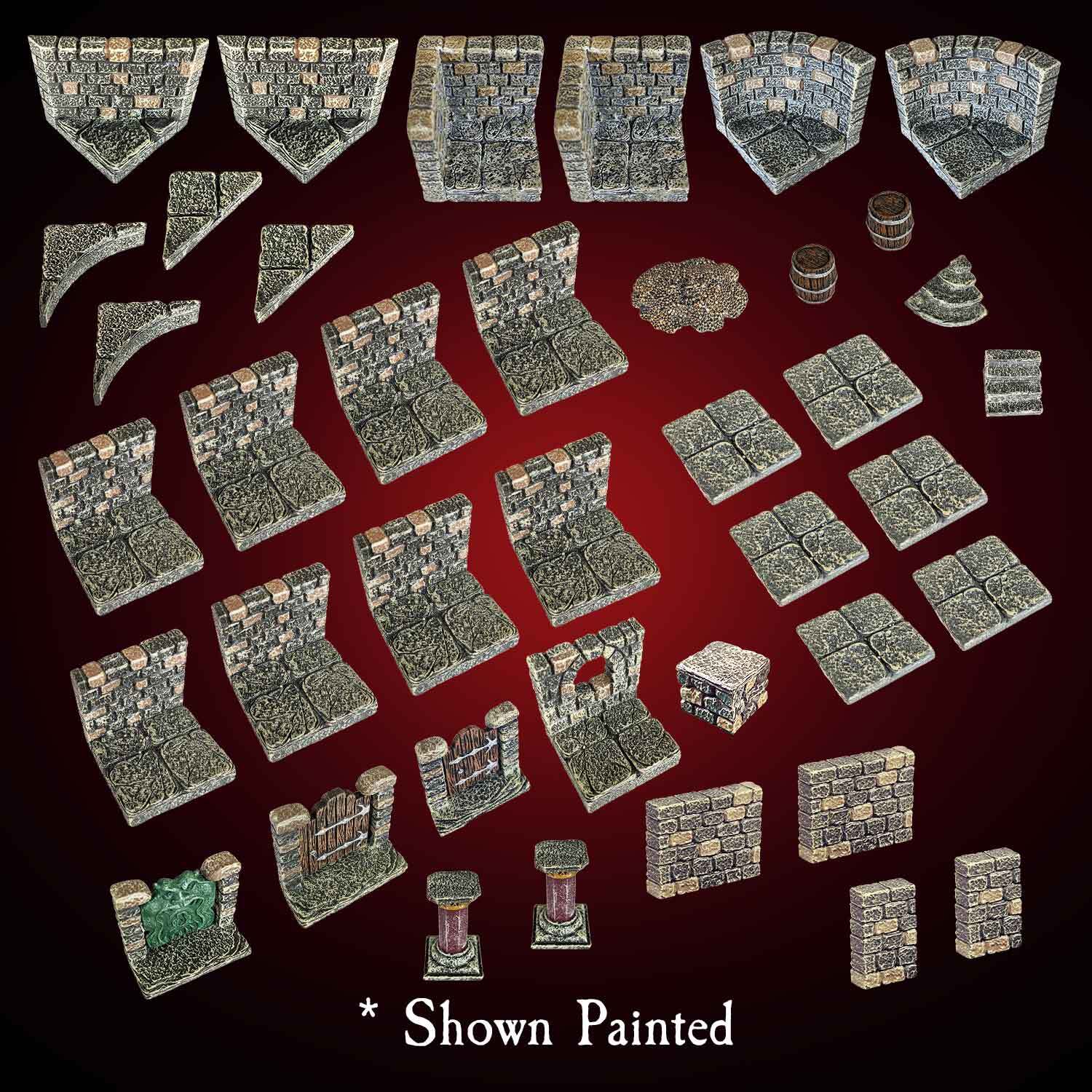 Dungeon Variety Pack (Unpainted) – Dwarven Forge