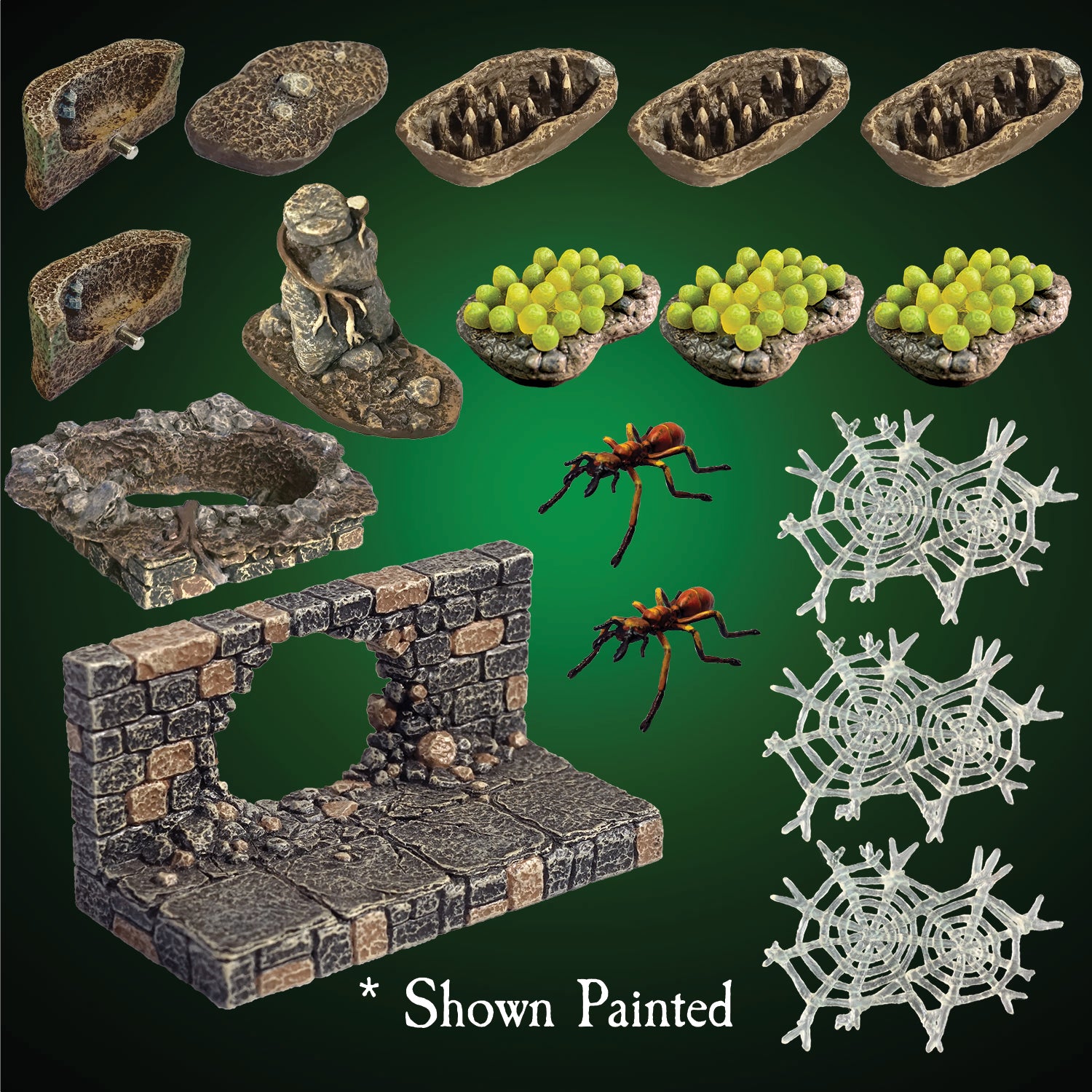Burrows Accessories (Unpainted) – Dwarven Forge
