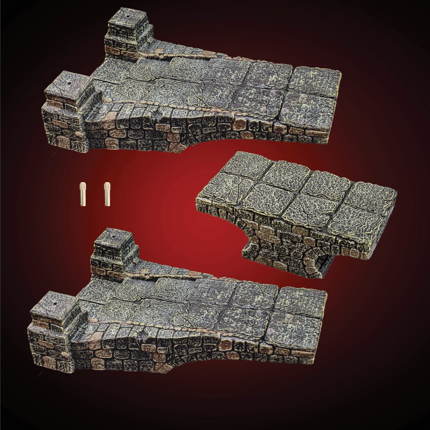 Dungeon Bridge (Painted) – Dwarven Forge