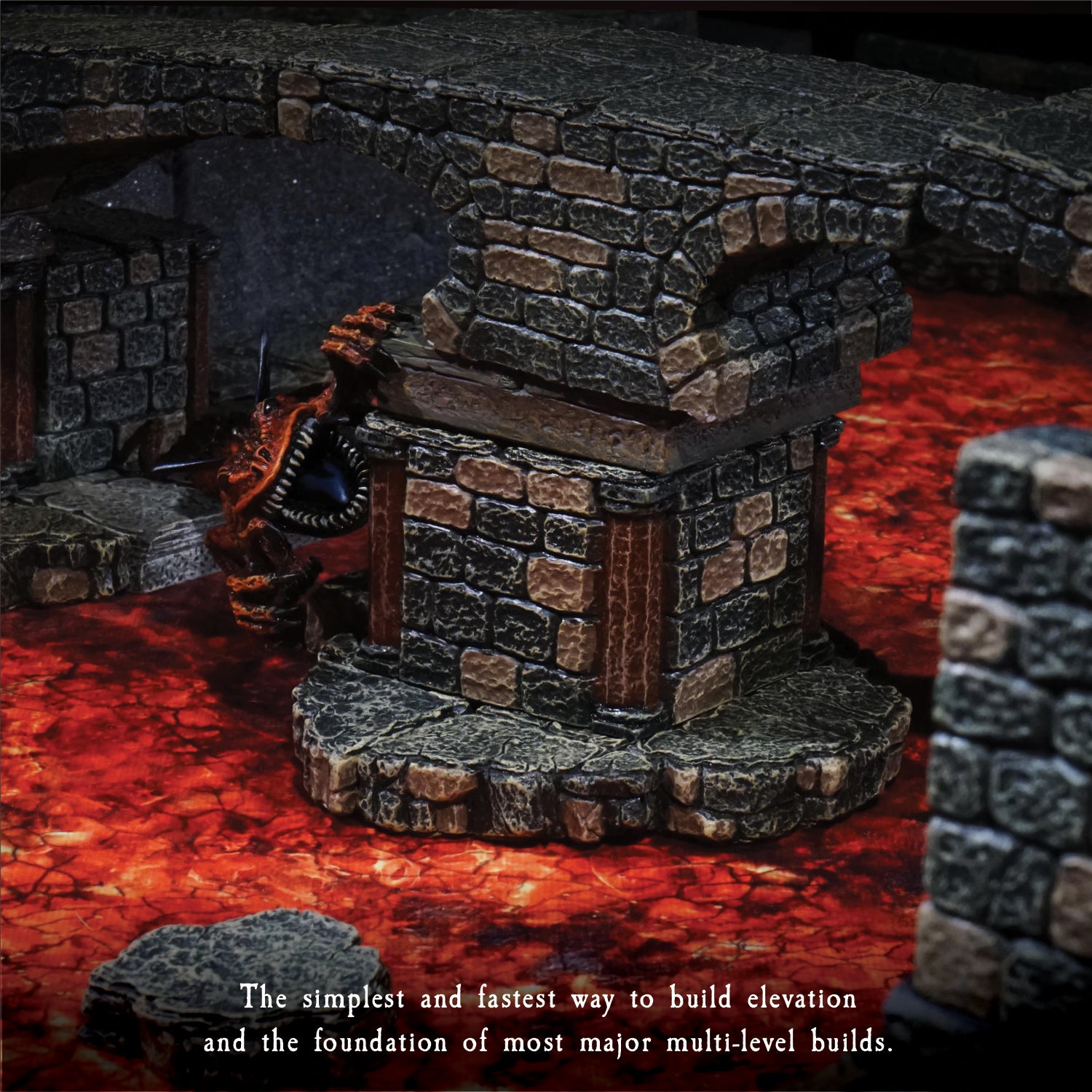 Elevation Block (Painted) – Dwarven Forge