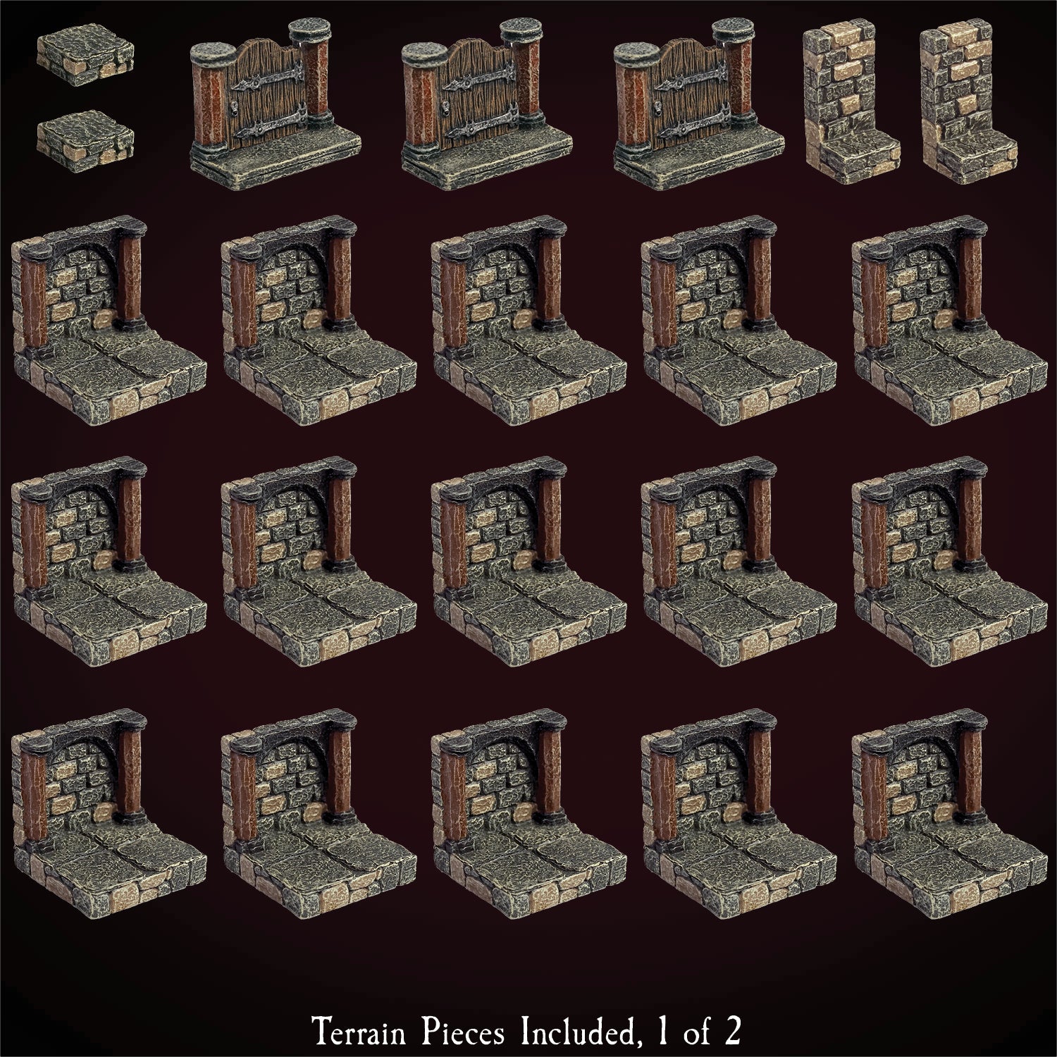 Vaulted Dungeon Core Set (Painted) – Dwarven Forge