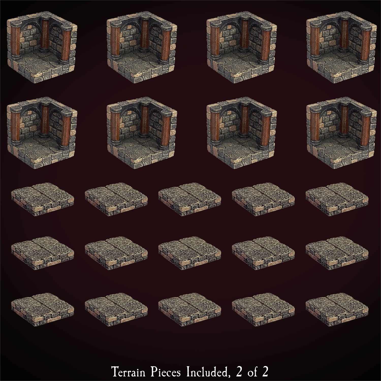 Vaulted Dungeon Core Set (Painted) – Dwarven Forge