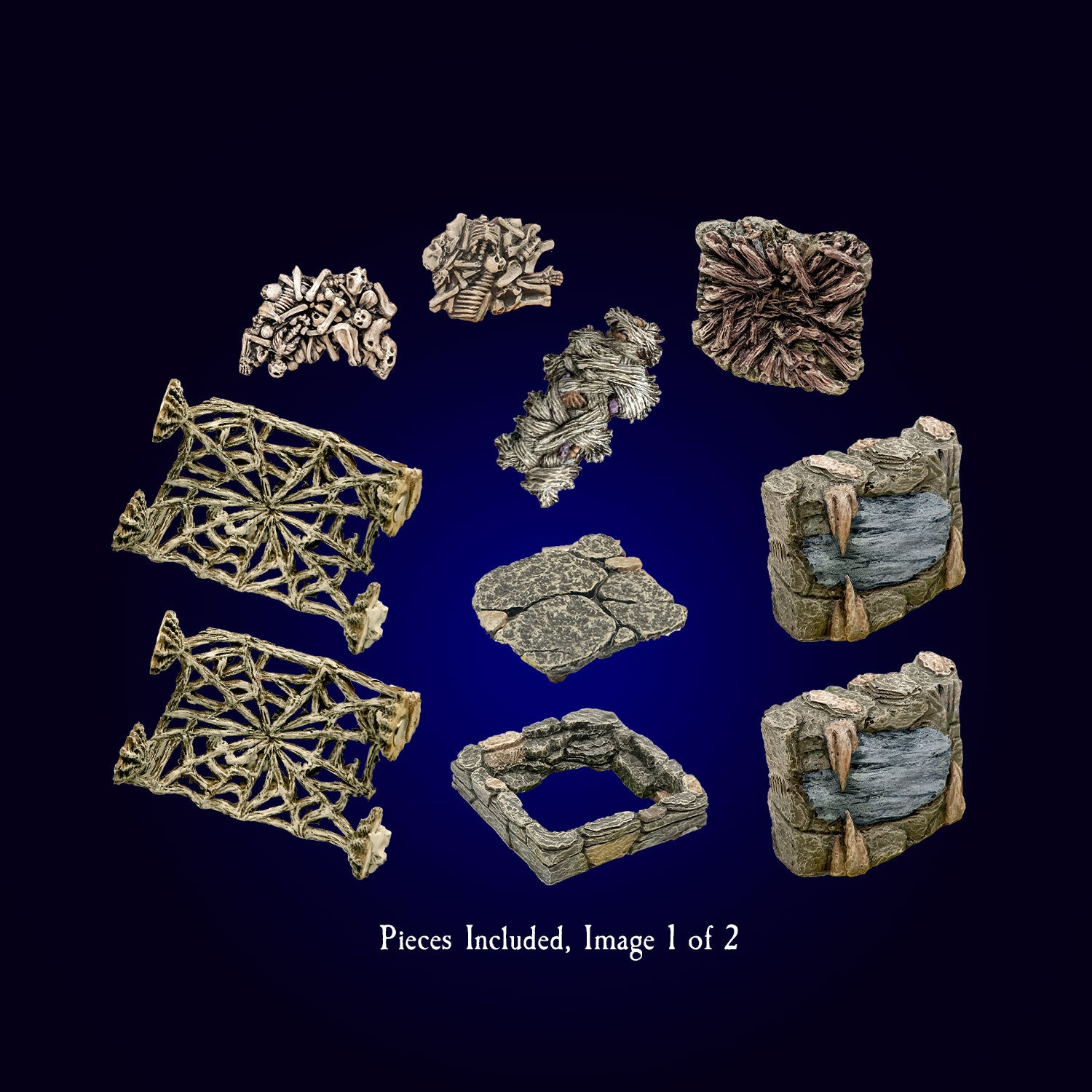 Webbed Lair Adventure Pack (Painted) – Dwarven Forge