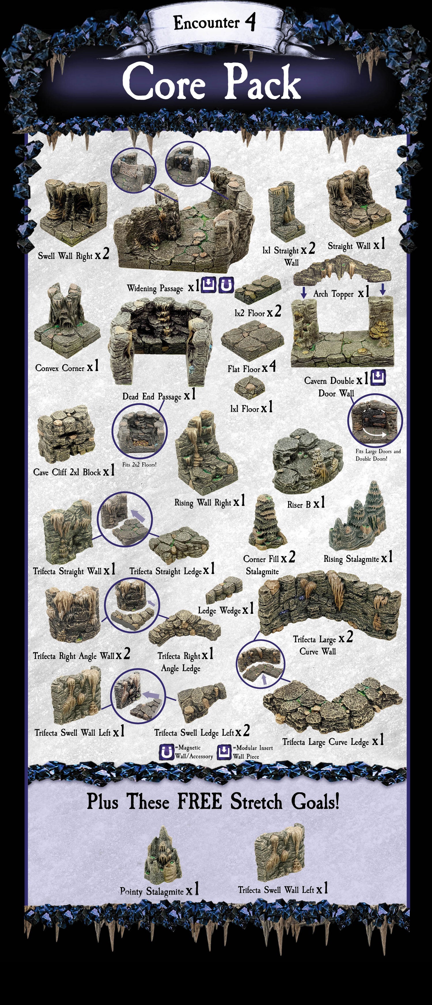 Webbed Lair Core Pack (Painted) – Dwarven Forge