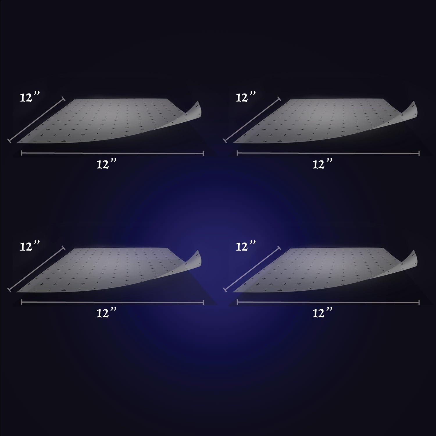 Overlay Clear Grids 12" x 12": Wilderness – Dwarven Forge