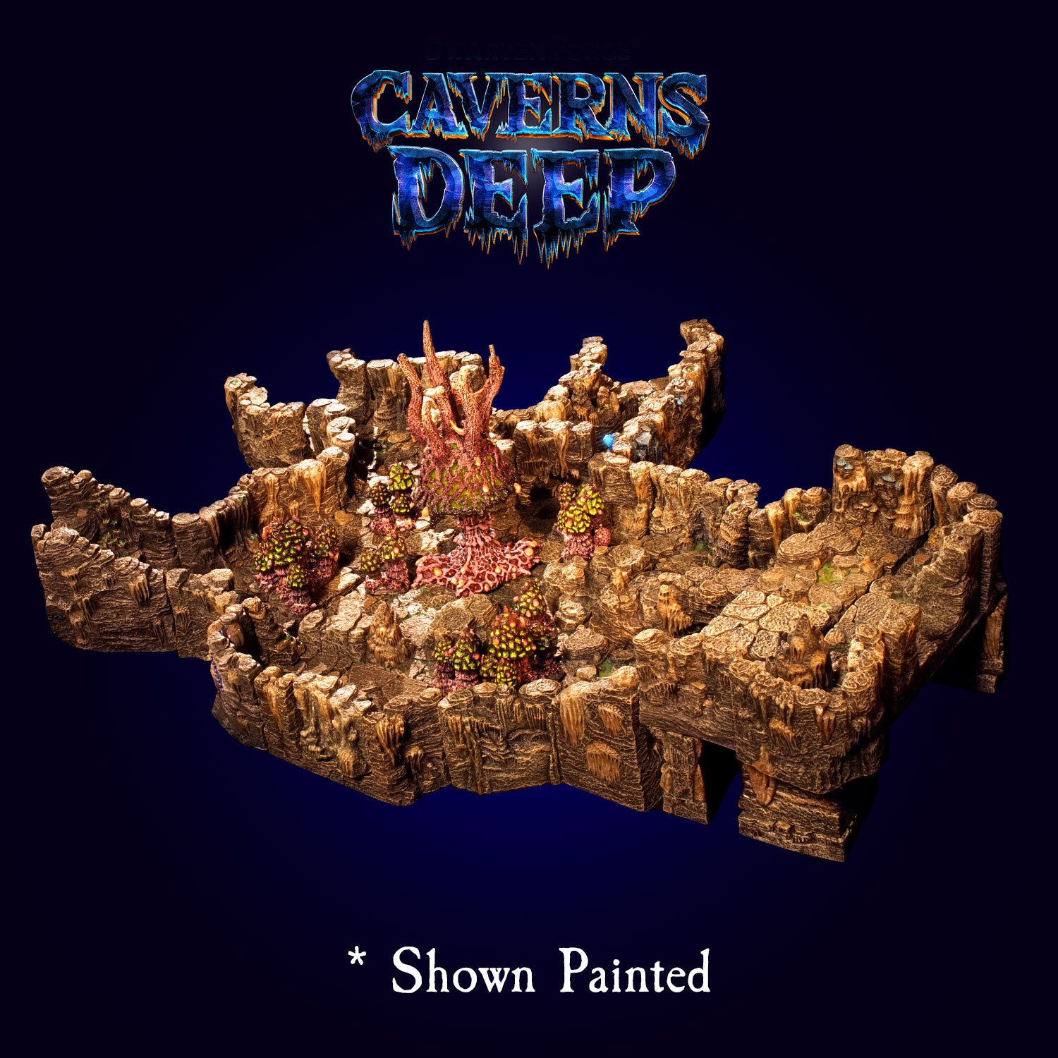 Encounter 07 - Mushroom Grotto (Unpainted) – Dwarven Forge