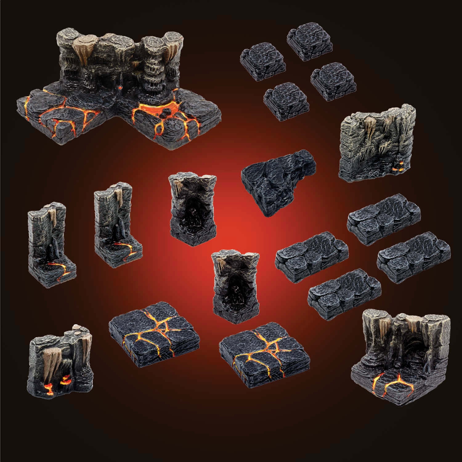 Lava Advanced Builder (Painted) – Dwarven Forge